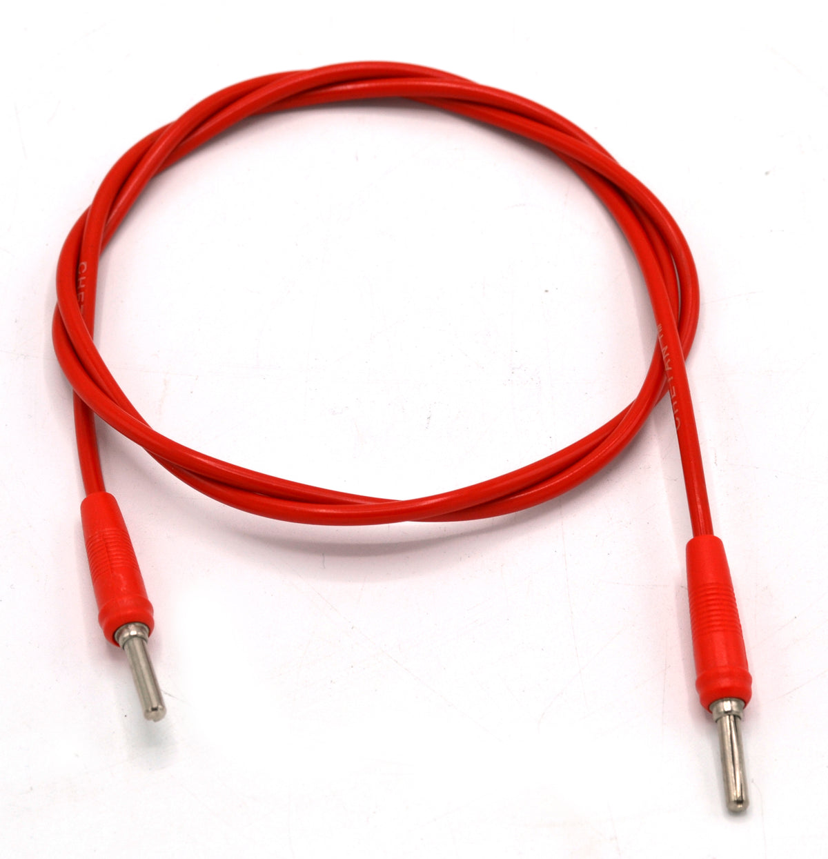 Red Double sided 4mm Connecting lead 1000mm (39.37") Single lead Eisco ...