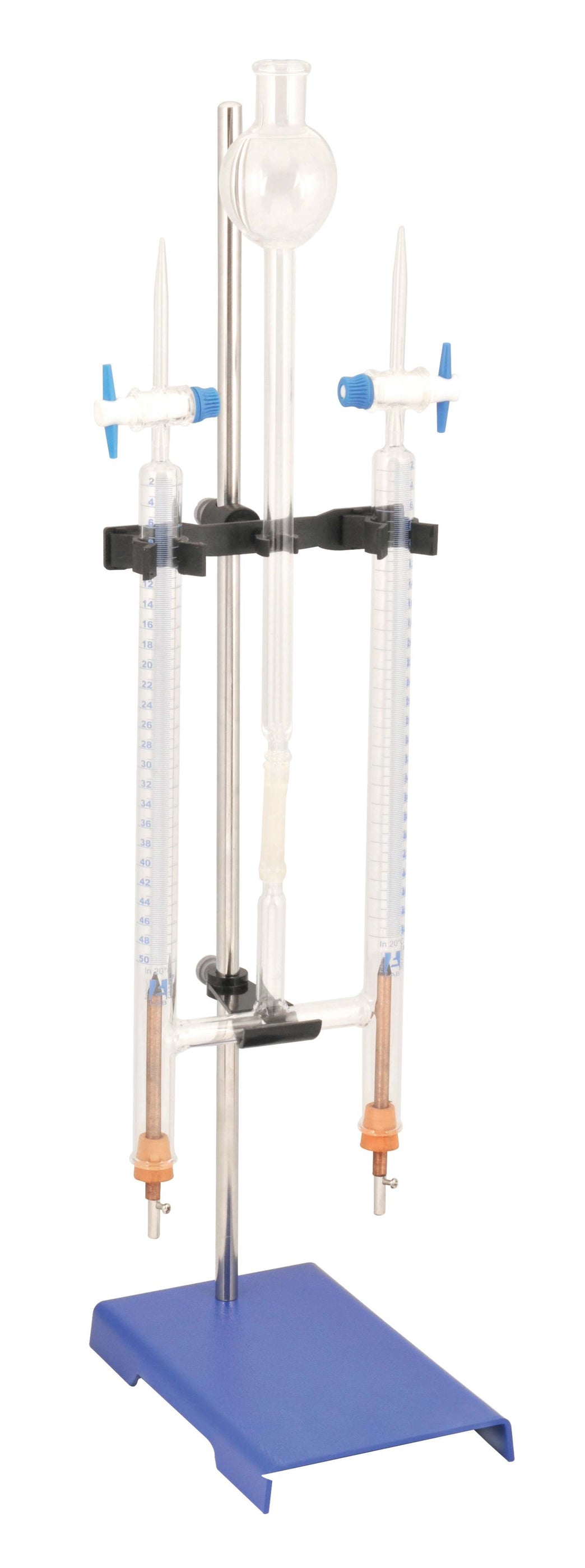 Hoffman Electrolysis Apparatus with PTFE Stopcocks — Eisco Labs