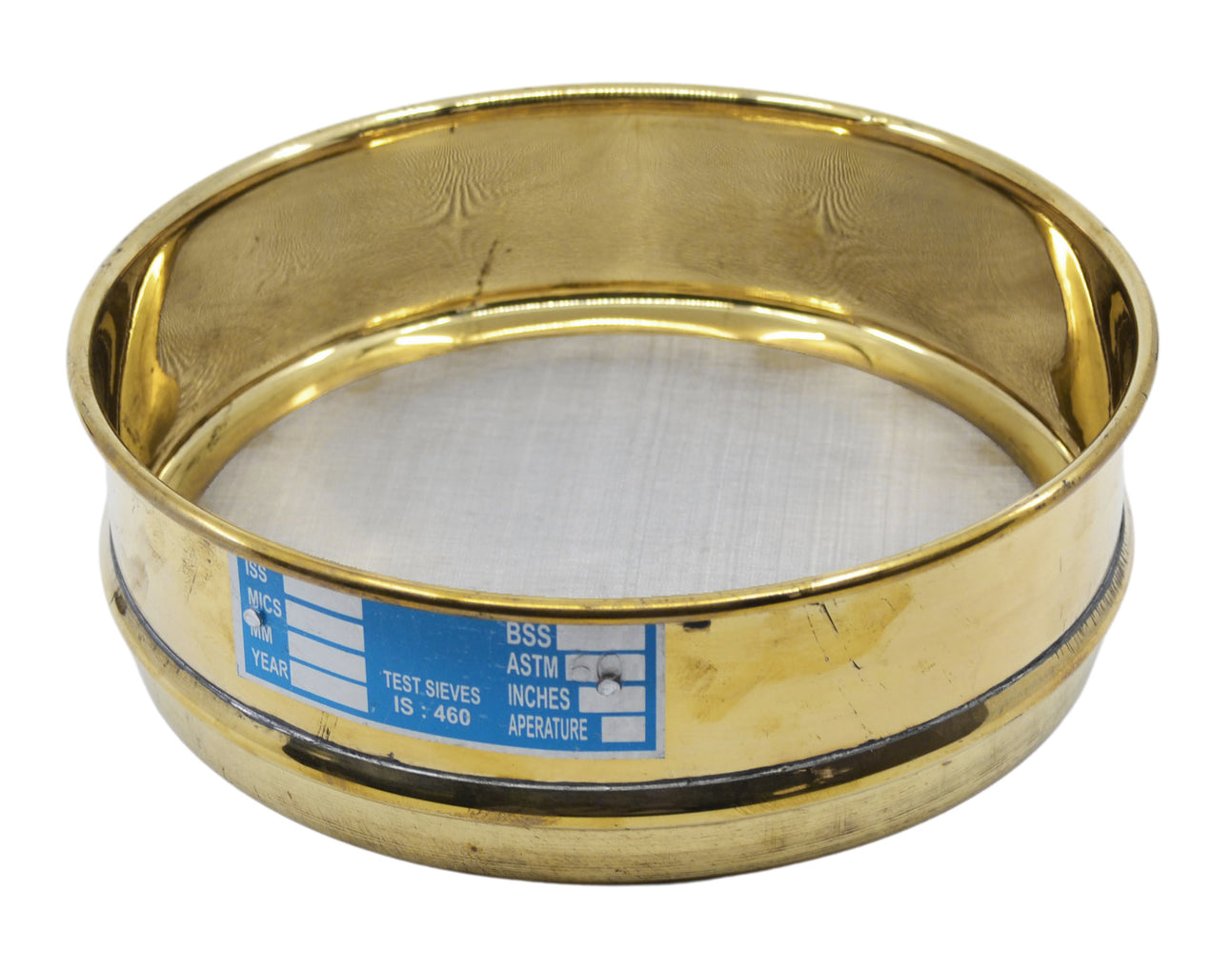 Test Sieve, 8 Inch - Full Height - ASTM No. 60 (250µm) - Brass Frame w ...