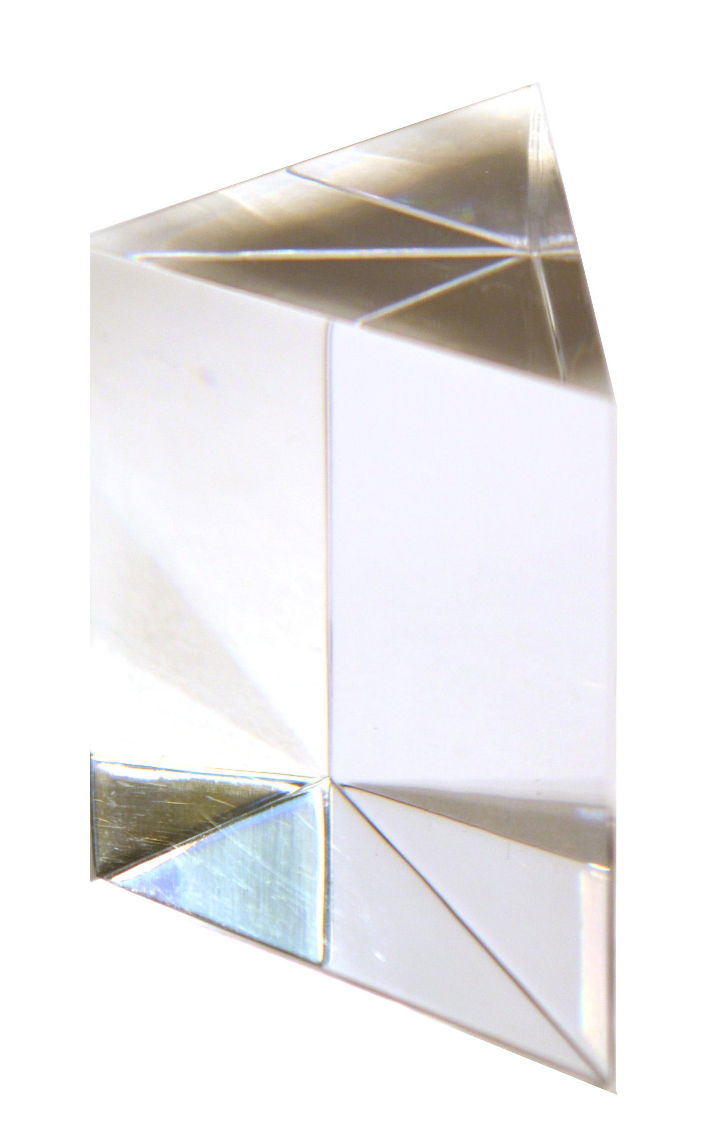 Right Angled Prism - 74mm Length, 50mm Hypotenuse - 90 x 45 x 45 Degre ...