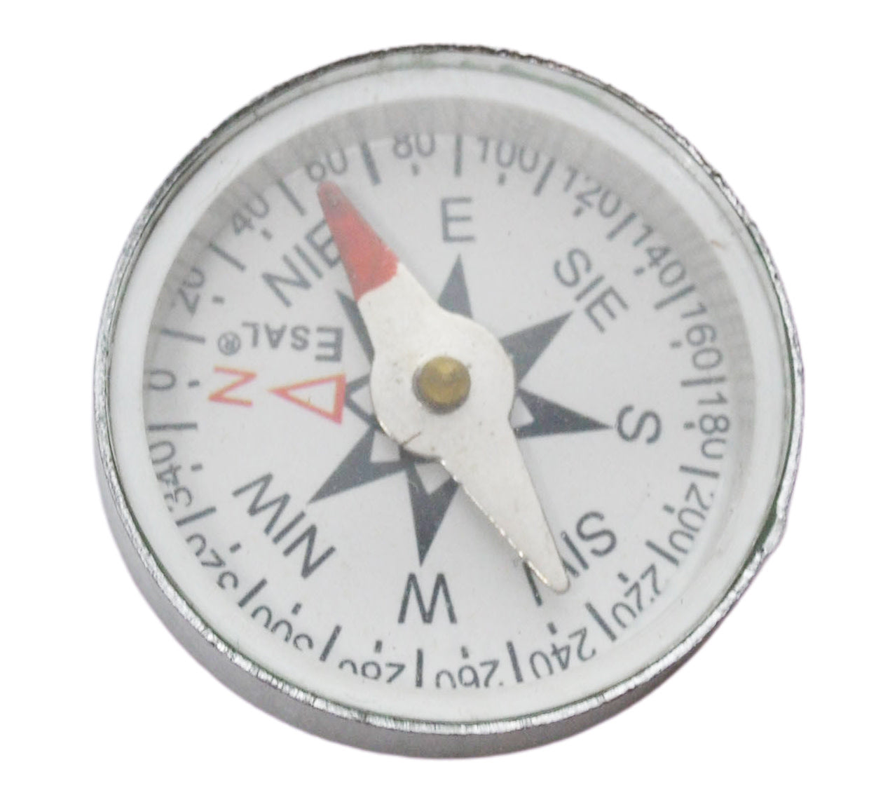 Mini Compass, 25mm - For Plotting - With Glass Face And Aluminium Case ...