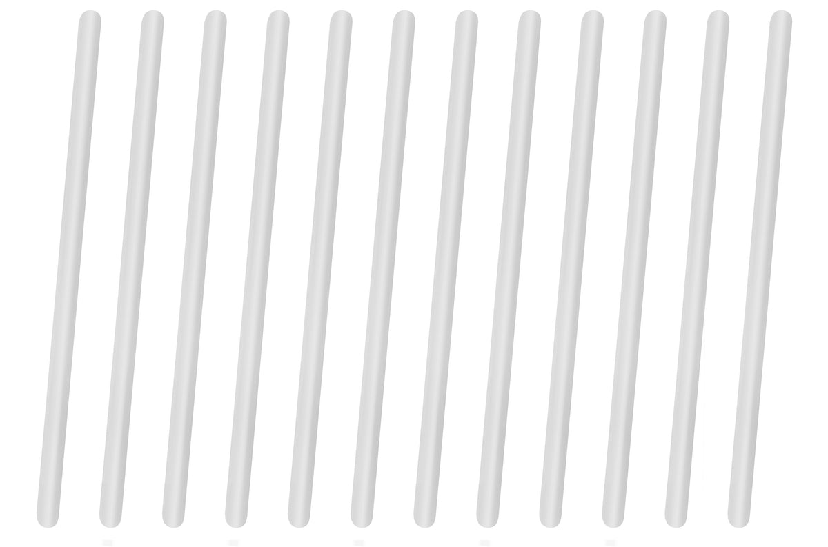 12PK Polypropylene Stirring Rods, 11.8" - Rounded Ends, 7mm Diameter ...