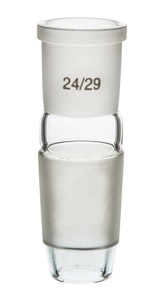 Reduction Adapter, 24/29 Socket Size, 29/32 Cone Size, Borosilicate Gl ...