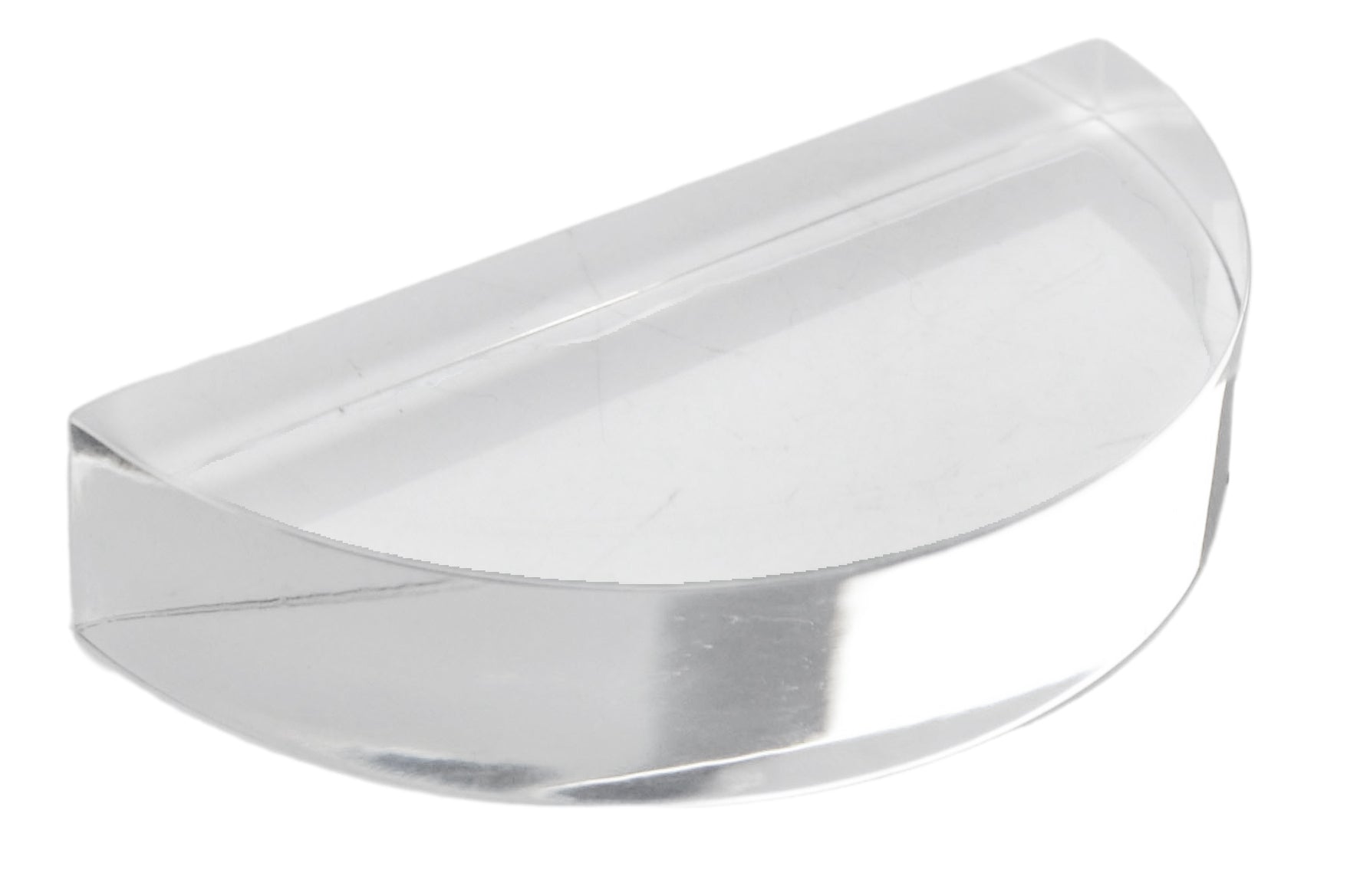 Semicircular Block, 3 Inch - Acrylic - Polished Sides - For Use In Lig ...