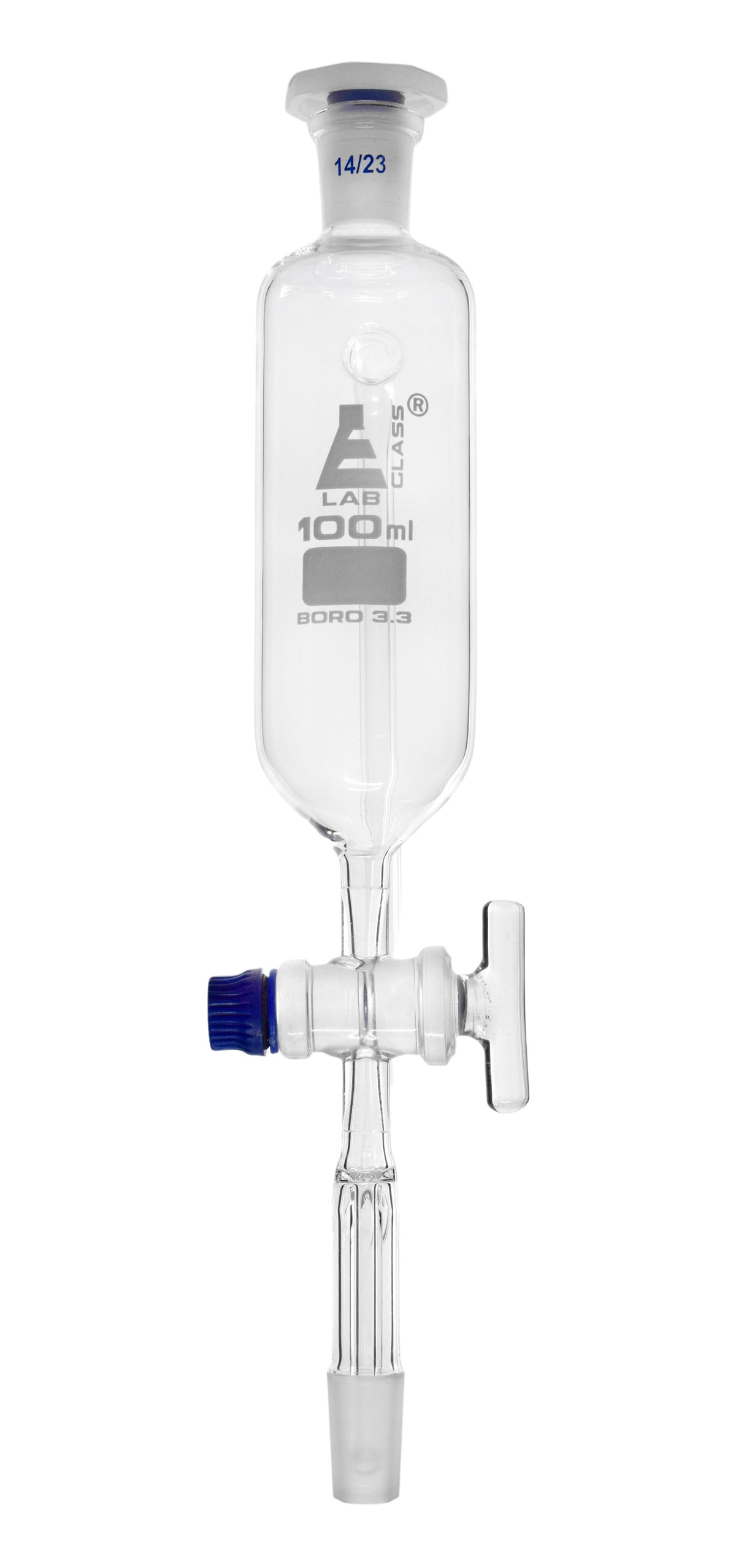 Dropping Funnel, 100mL - Pressure Equalizing - Borosilicate Glass with ...