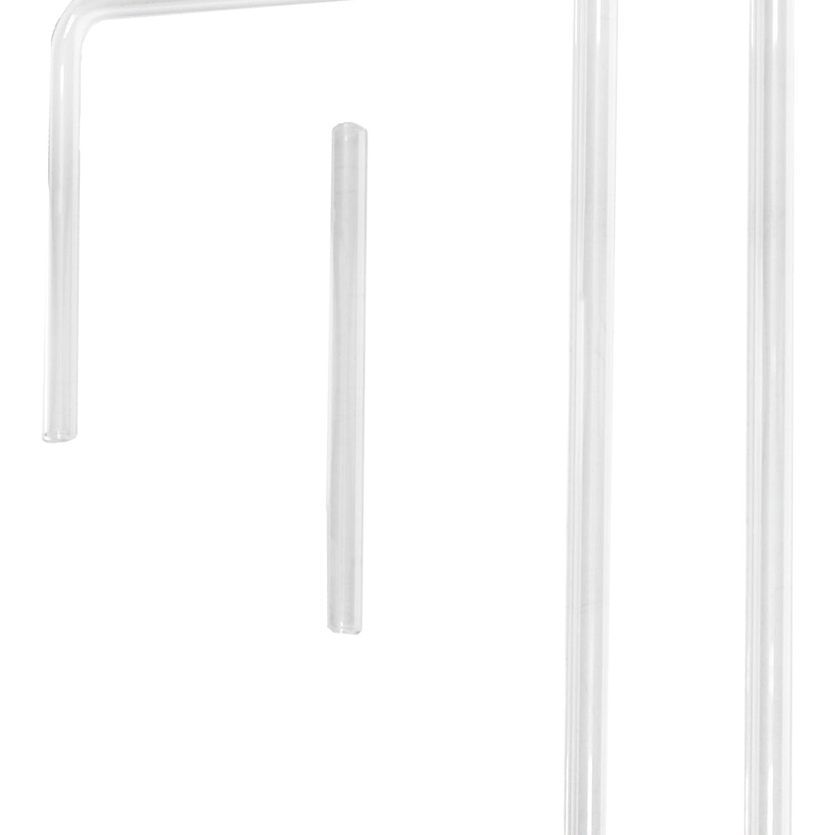 4 Piece Glass Delivery Tube Set - Variably Shaped - Borosilicate 3.3 G ...