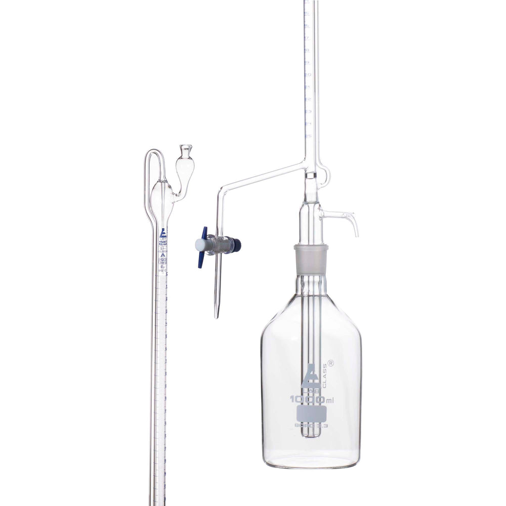 Automatic Zero Burette, 25ml - Class A, ASTM - Glass, with PTFE Key St ...