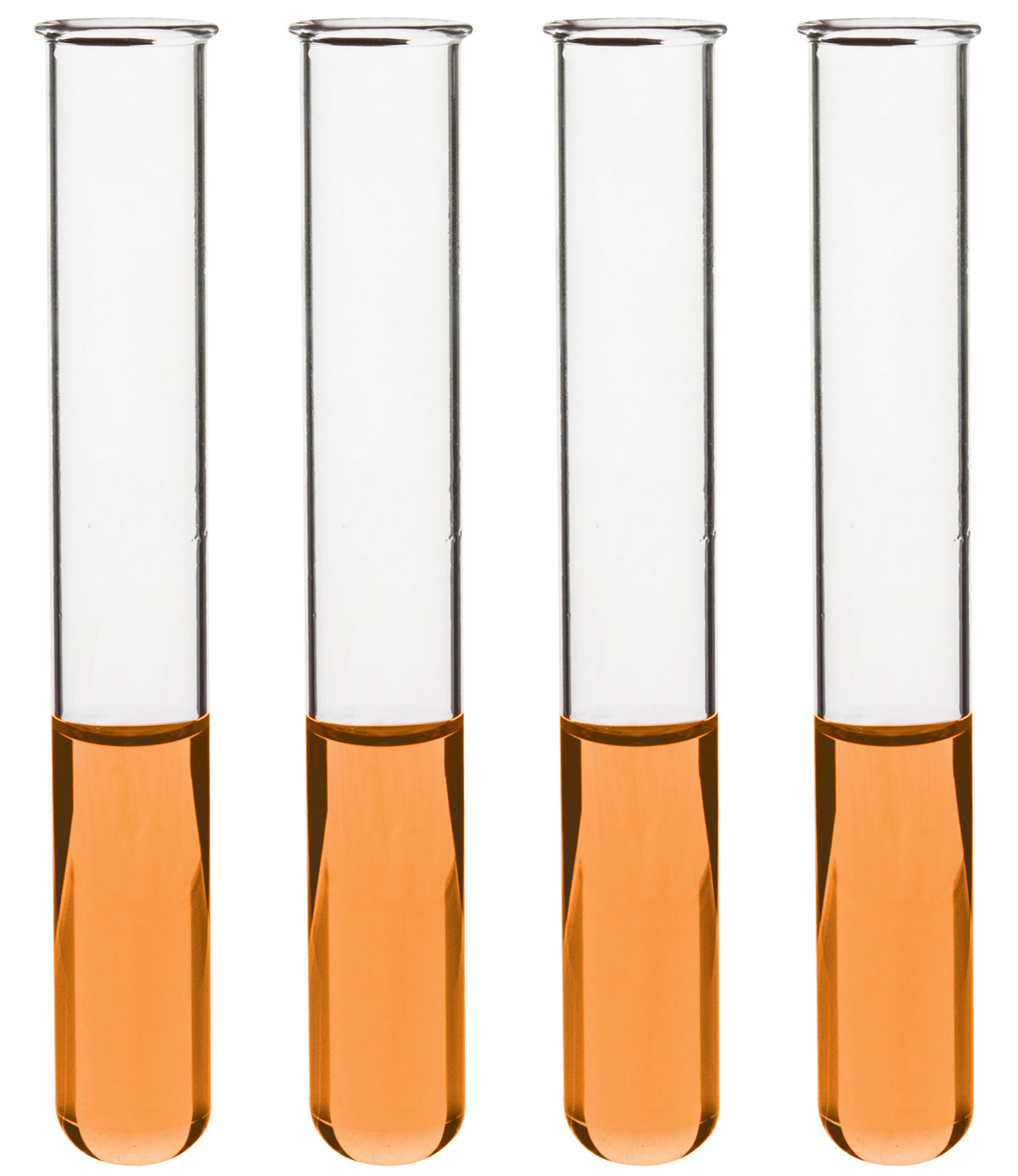 48PK Test Tubes, 7mL, 12x100mm - Rimmed - Light Wall, 1mm Thick - Boro ...