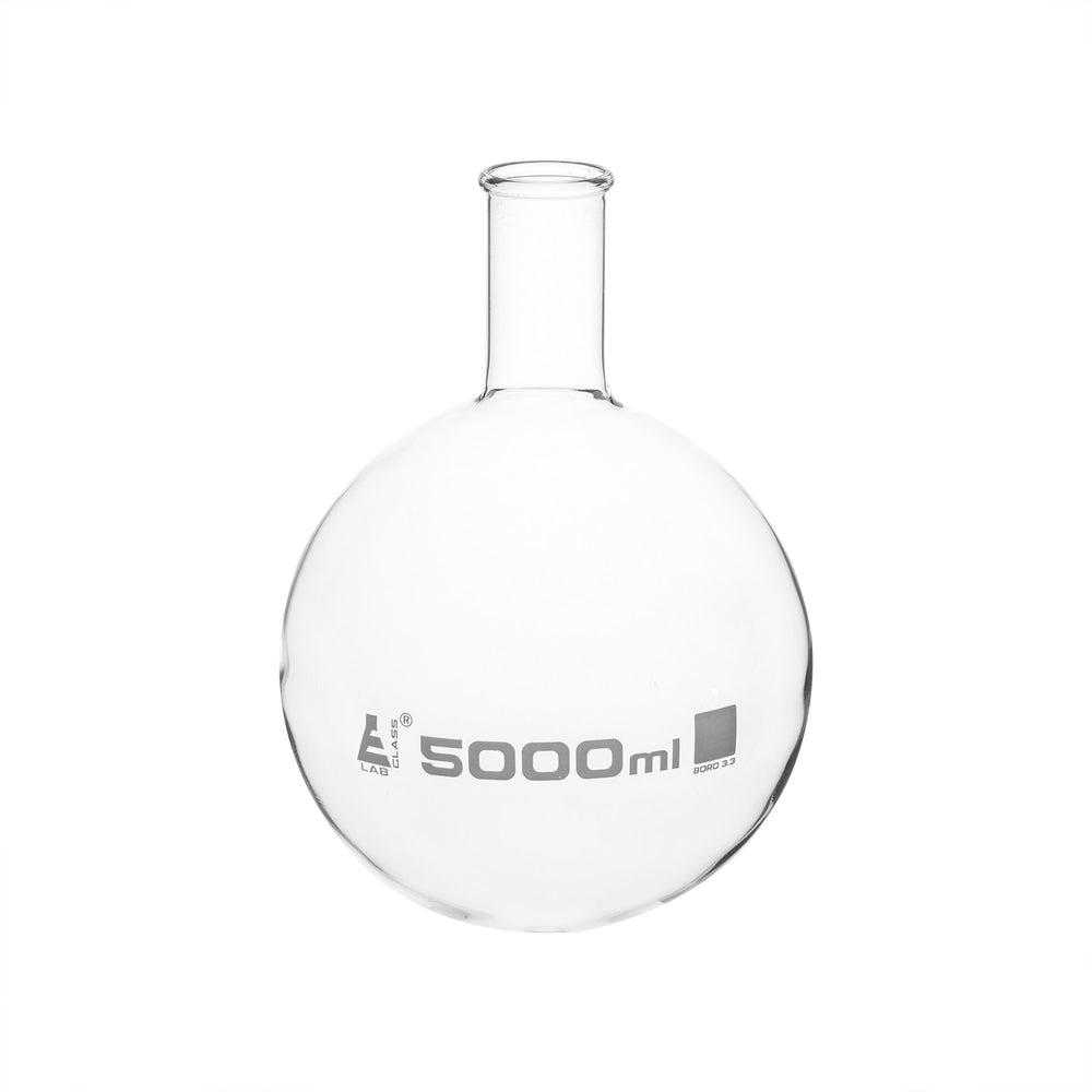 Florence Boiling Flask, 5000ml - Round Bottom - Borosilicate Glass ...