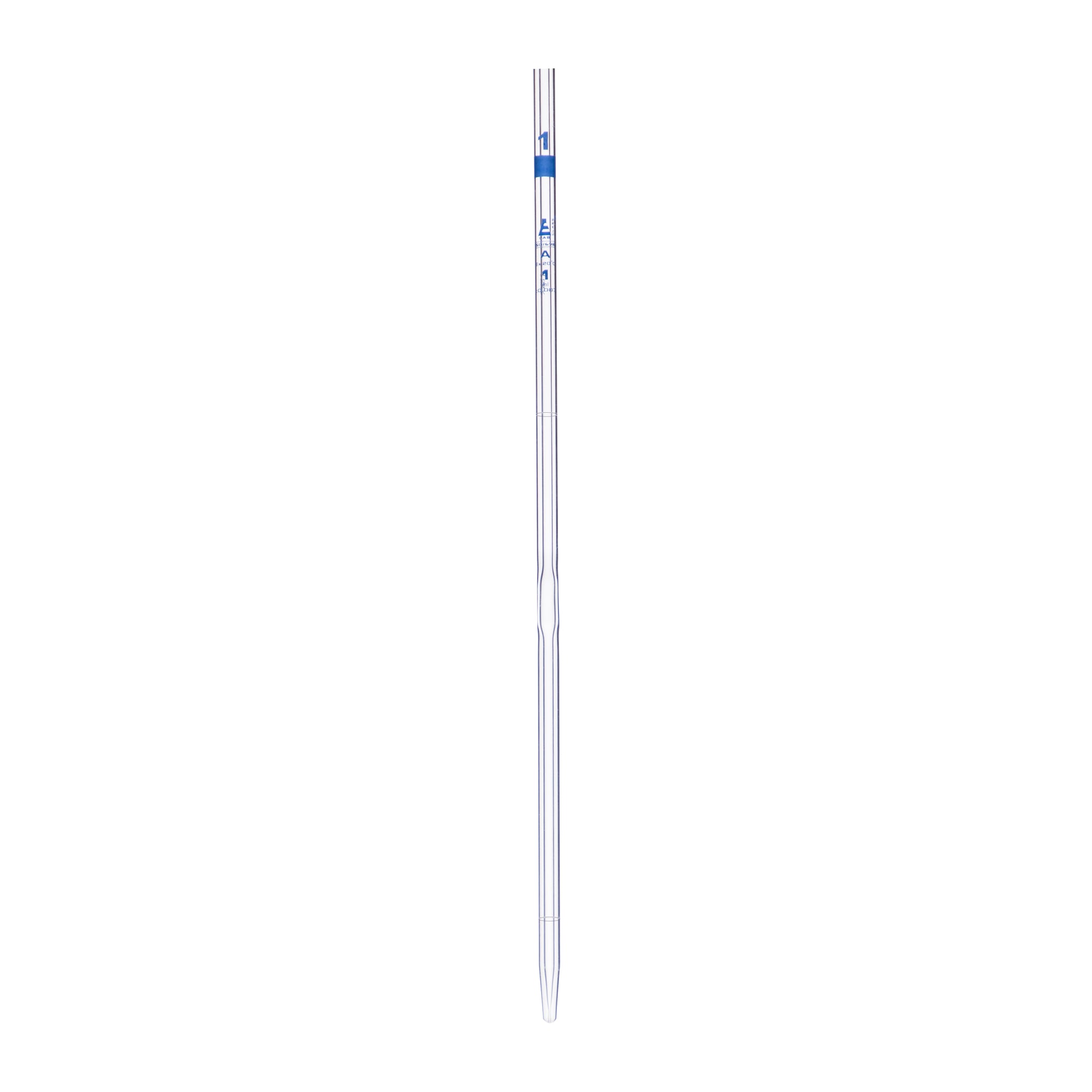Bulb Form Pipette, 1ml - Class A, Tolerance ±0.007 - Two Graduation Li ...