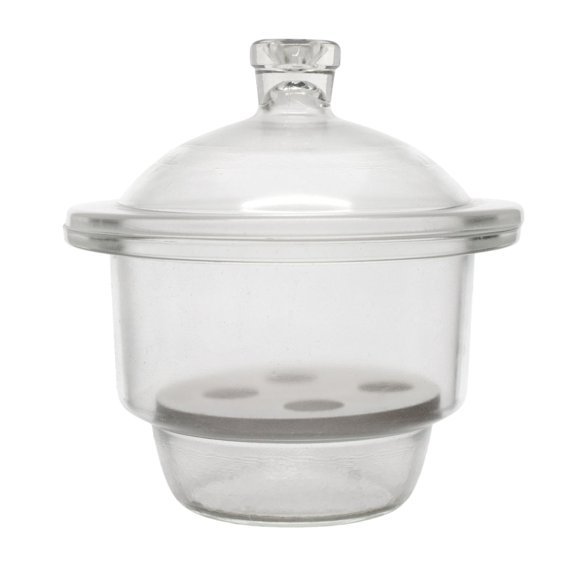 Vacuum Desiccator, 15cm (5.9") I.D. - Borosilicate Glass with Porcelai ...