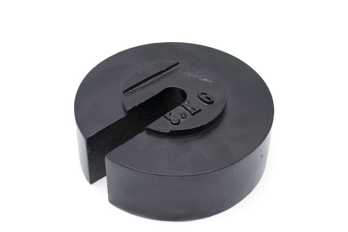 5kg Slotted Mass - Cast Iron - Eisco Labs