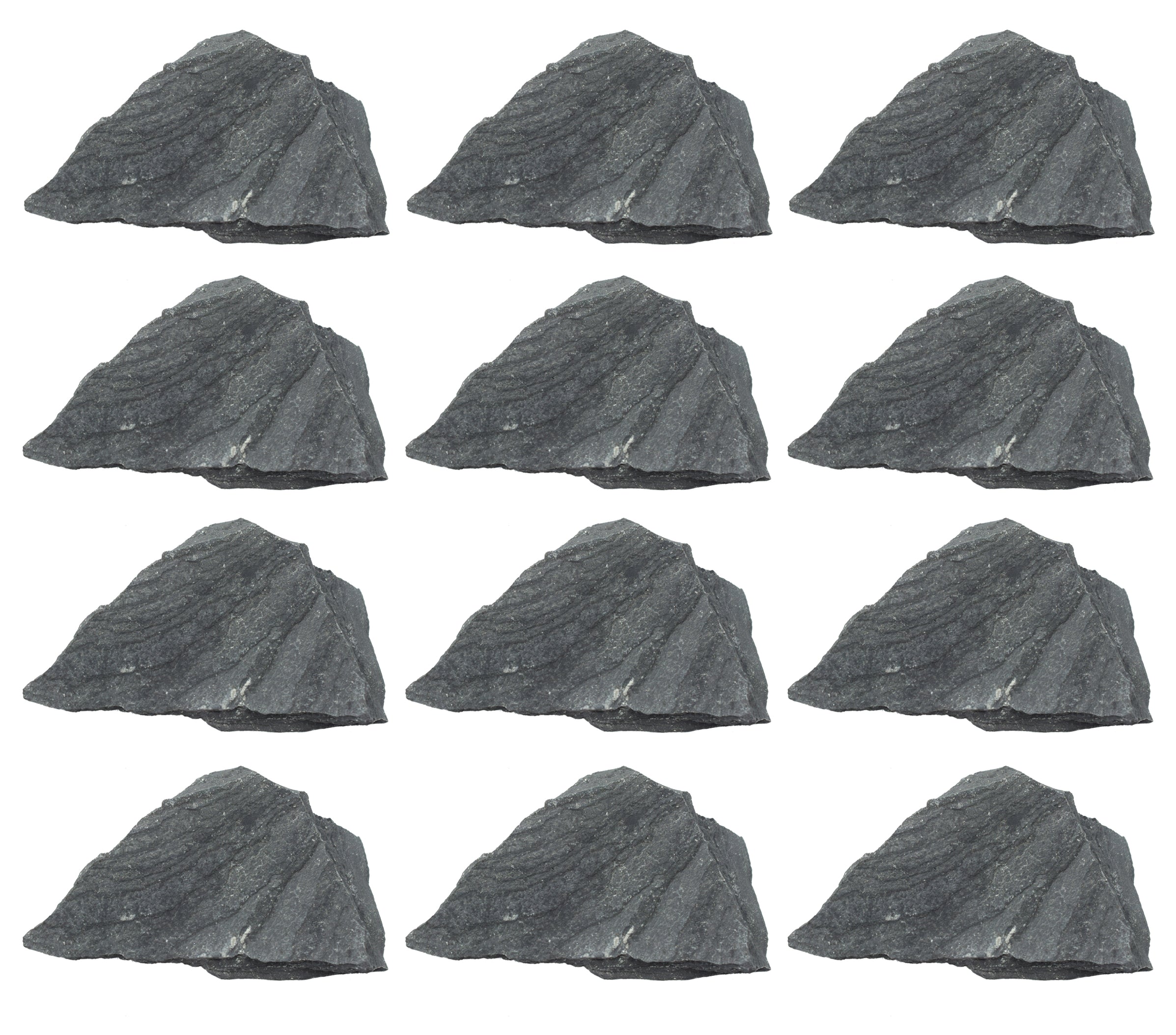 12PK Raw Slate Rock Specimens, 1" - Geologist Selected Samples - Eisco ...