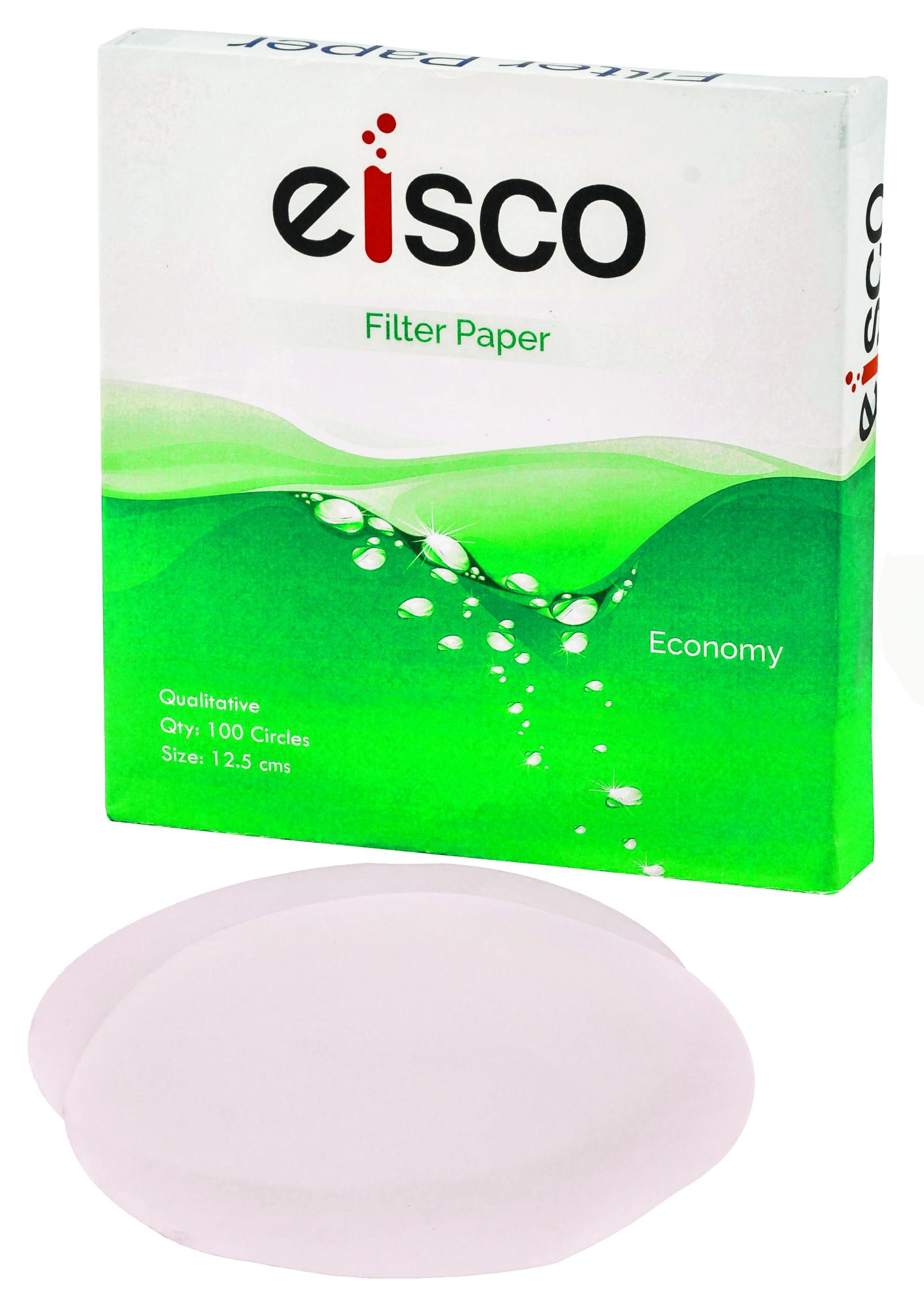 100PK Economy Filter Papers - 12.5cm Diameter - 8-10 microns - Qualita ...