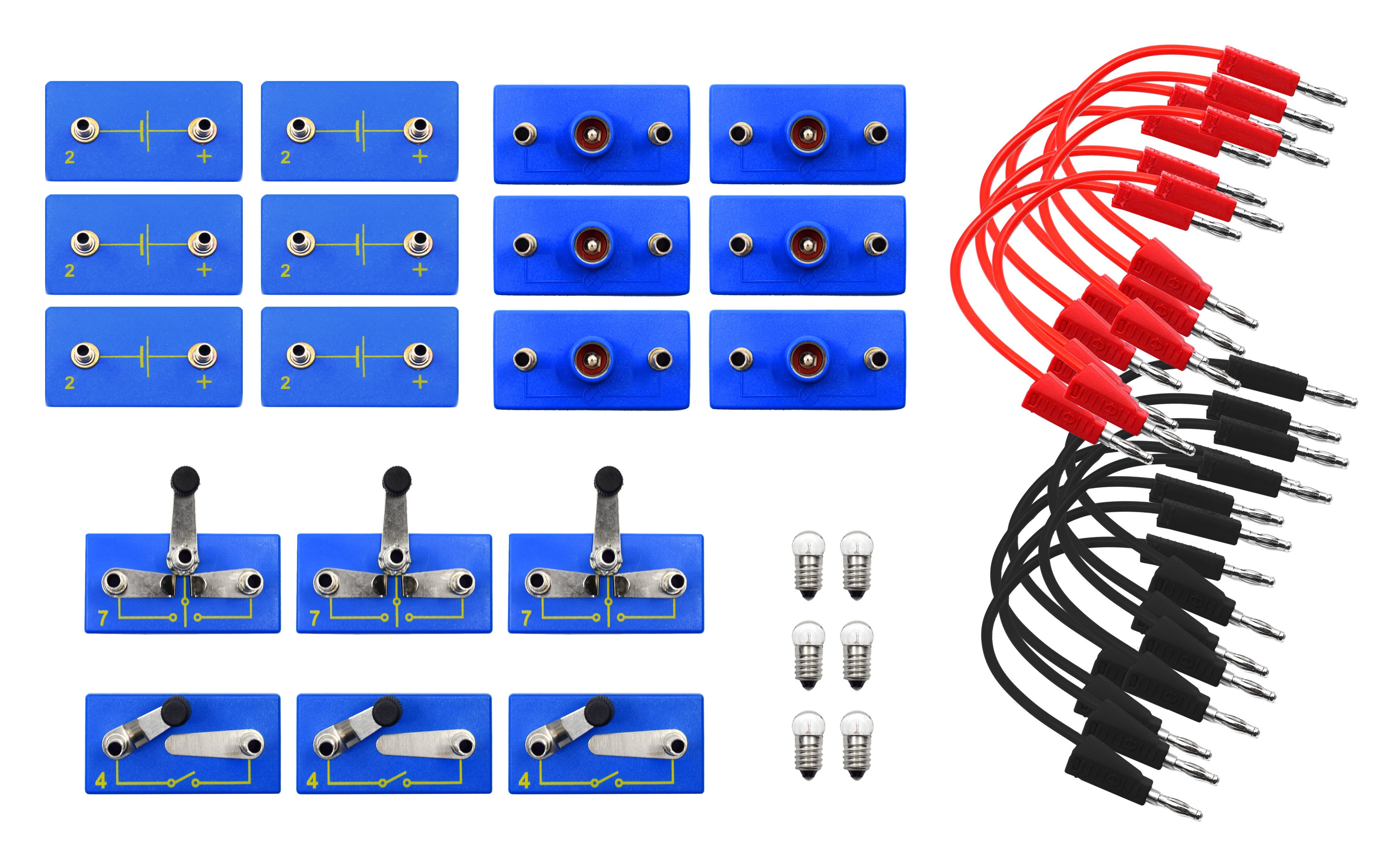 Primary Basic Electricity Kit - Materials for 6 Students - Eisco Labs