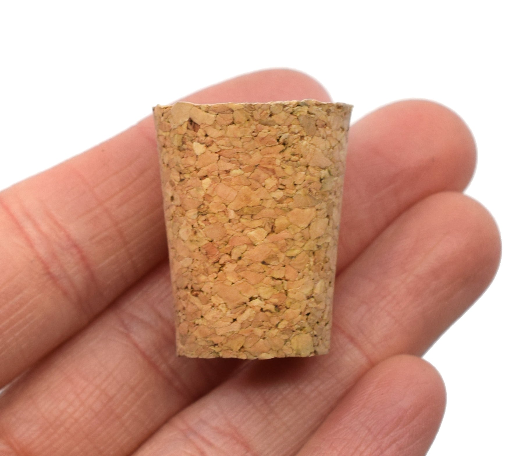 10PK Cork Stoppers, Size #8 - 17mm Bottom, 22mm Top, 27mm Length - Tap ...