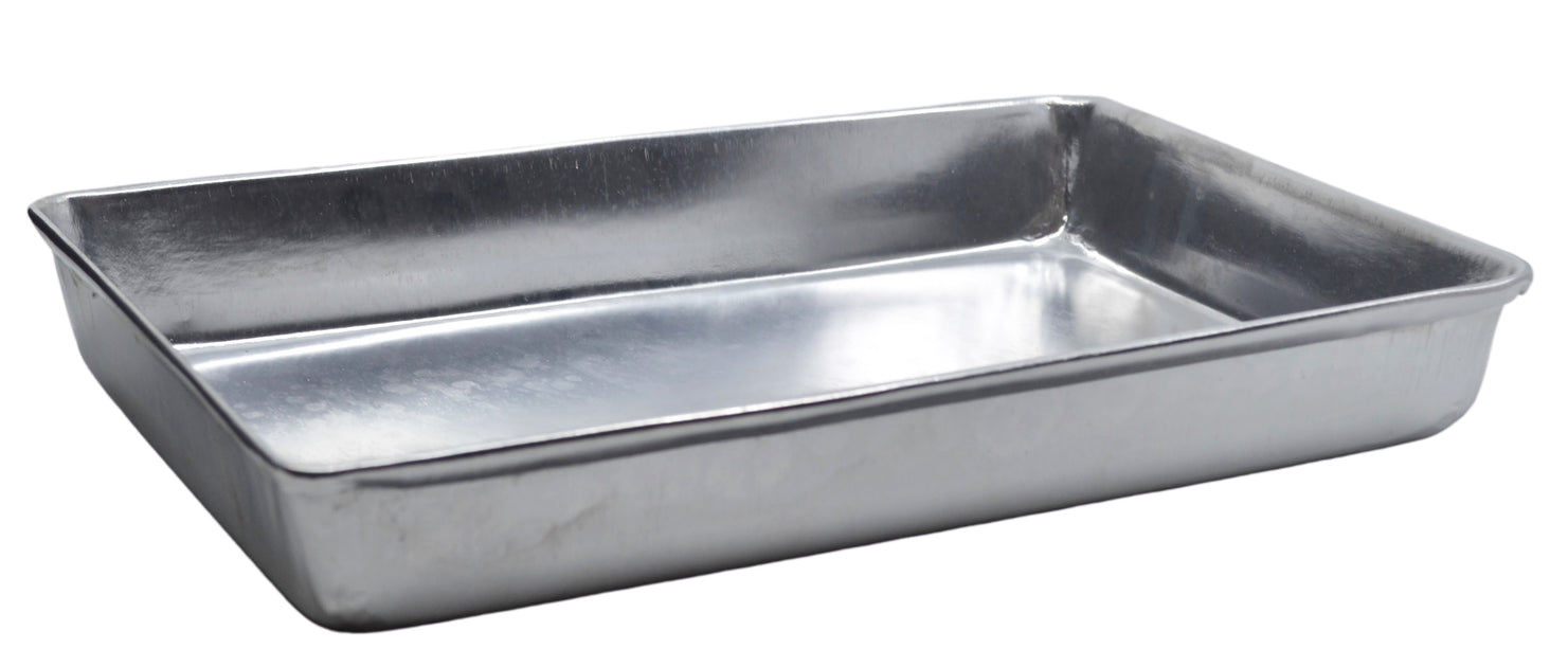 Dissection Tray, 10" x 7" - Without Wax - Aluminum - Eisco Labs