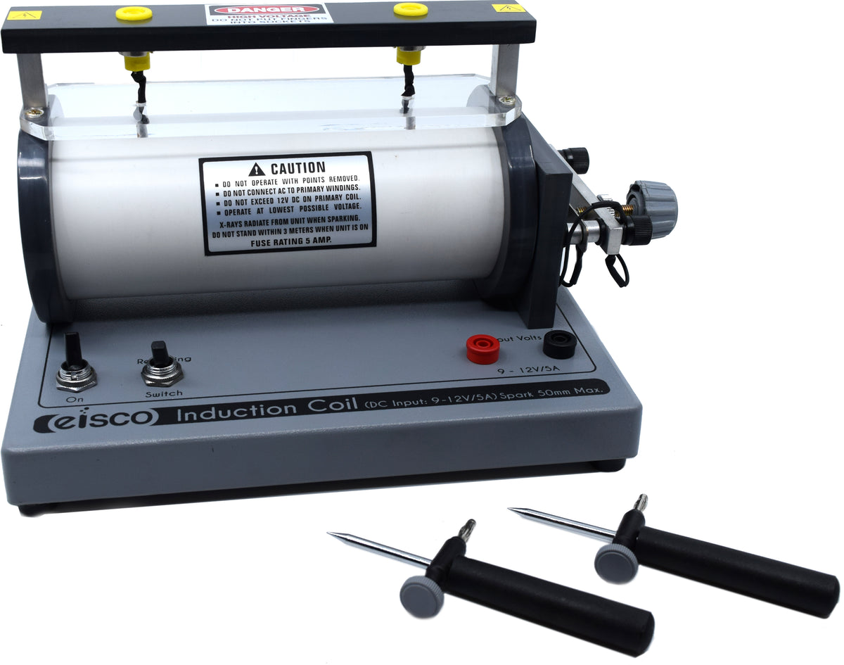 Induction Coil - 50mm Spark - 11.5" Long, 7" Wide, 6" tall - Eisco Lab ...