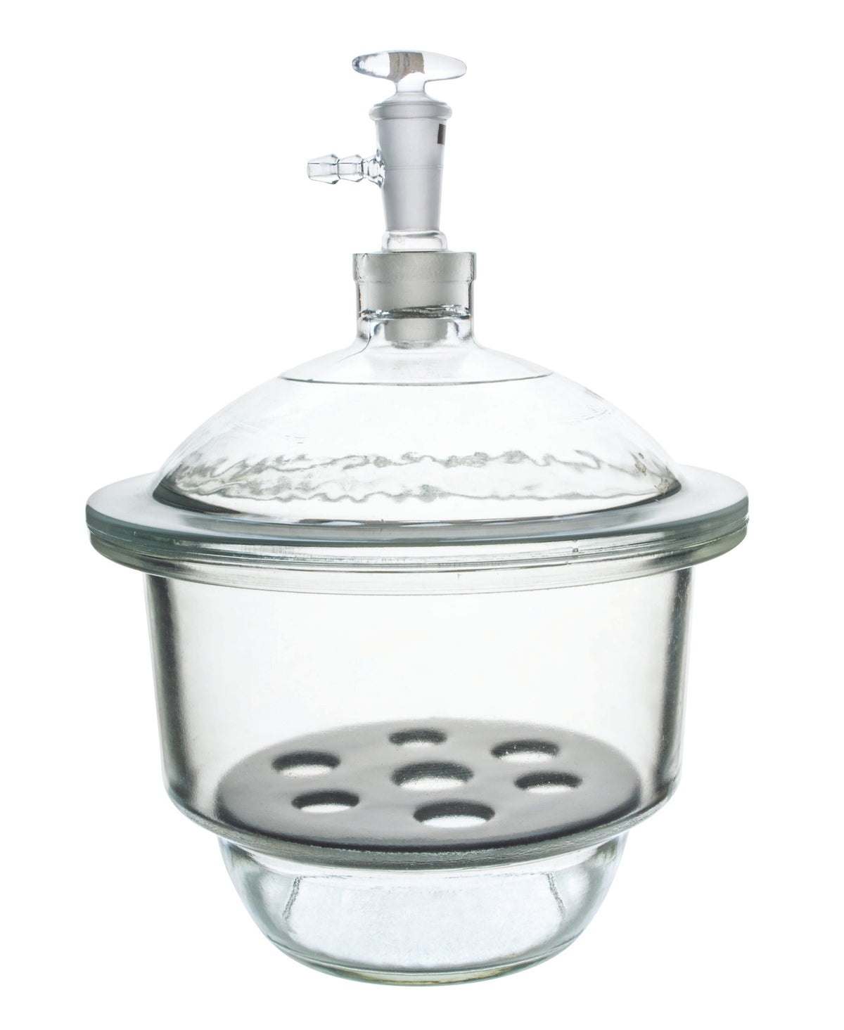 Vacuum Desiccator with Stopcock, 15cm (5.9") I.D. - Borosilicate Glass ...