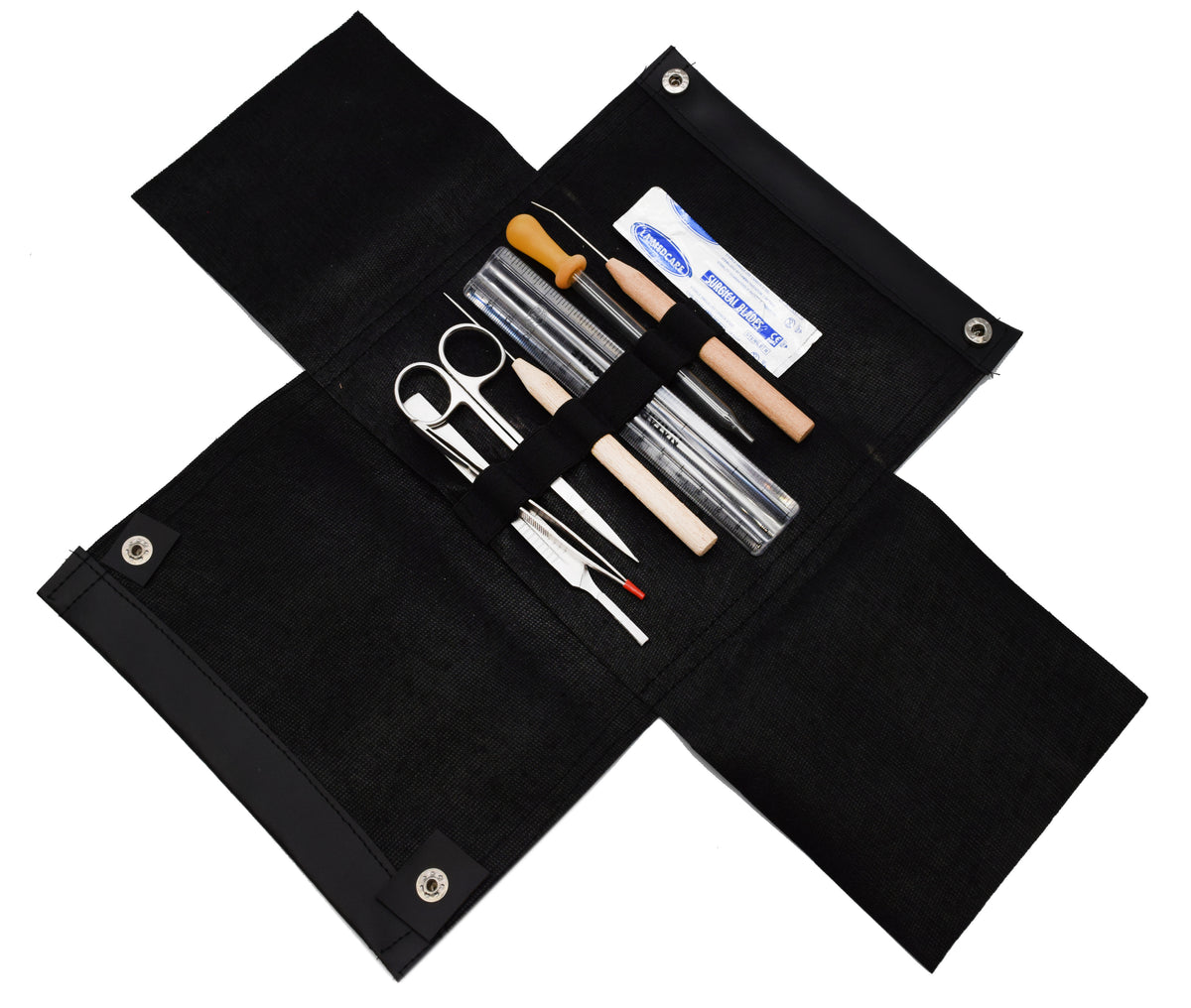 Dissection Set, Economy, 7 Pcs - Stainless Steel - Leather Storage Cas ...