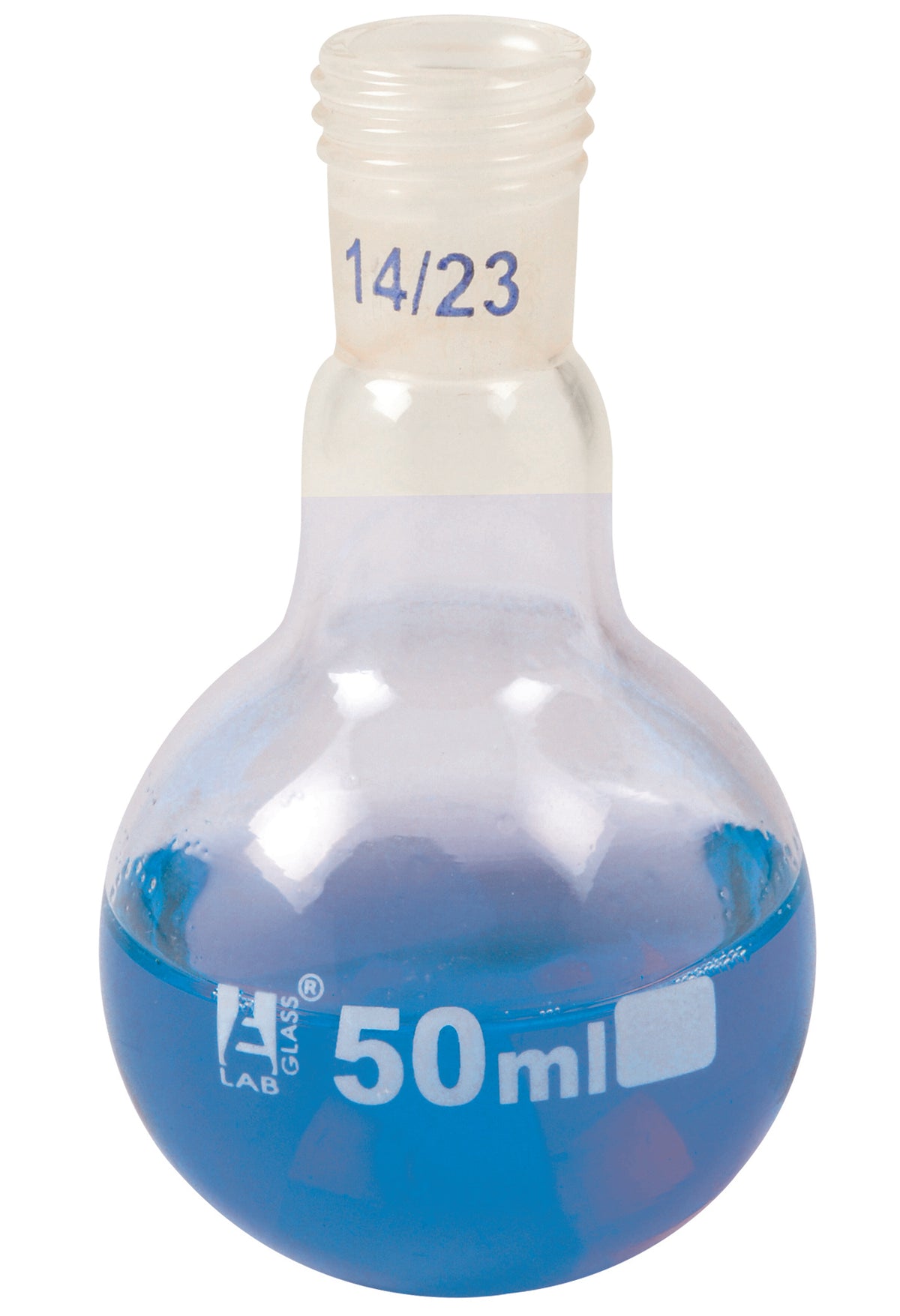 Boiling Flask with 14/25 Joint, 50ml Capacity, Round Bottom, Interchan ...