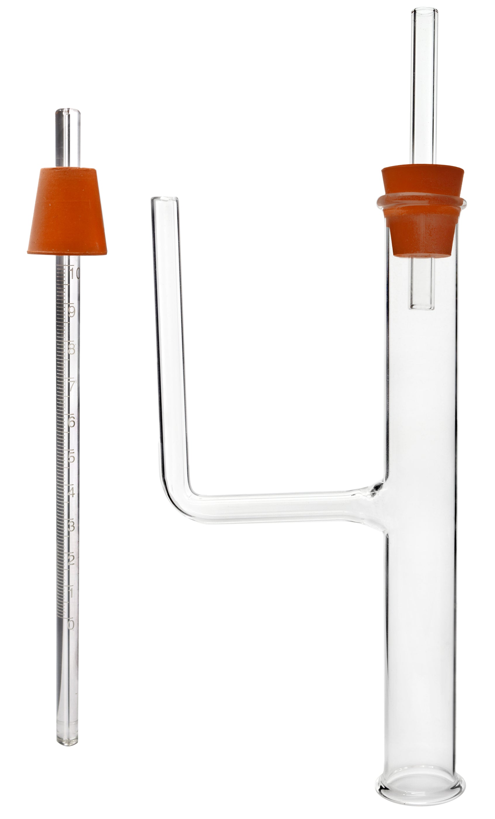 Potometer, 'H' Type - 14" - Glass Reservoir Tube and Capillary Tube wi ...