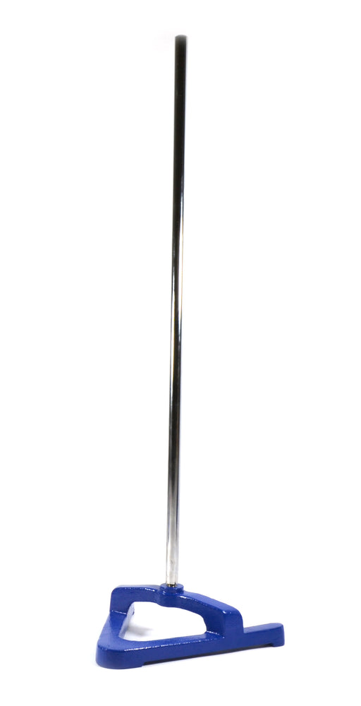 A-Shaped Retort Base & Rod Set - 8"x8" Base, 19.8" Rod - Heavy Duty, C ...