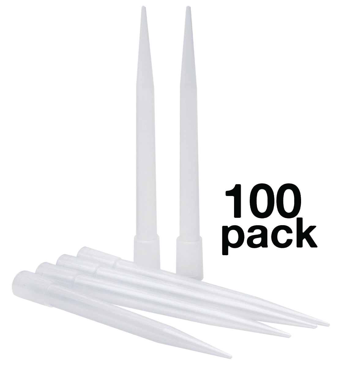 100PK Micropipette Tips, 10,000µl Capacity - Non-Sterile, Autoclavable ...