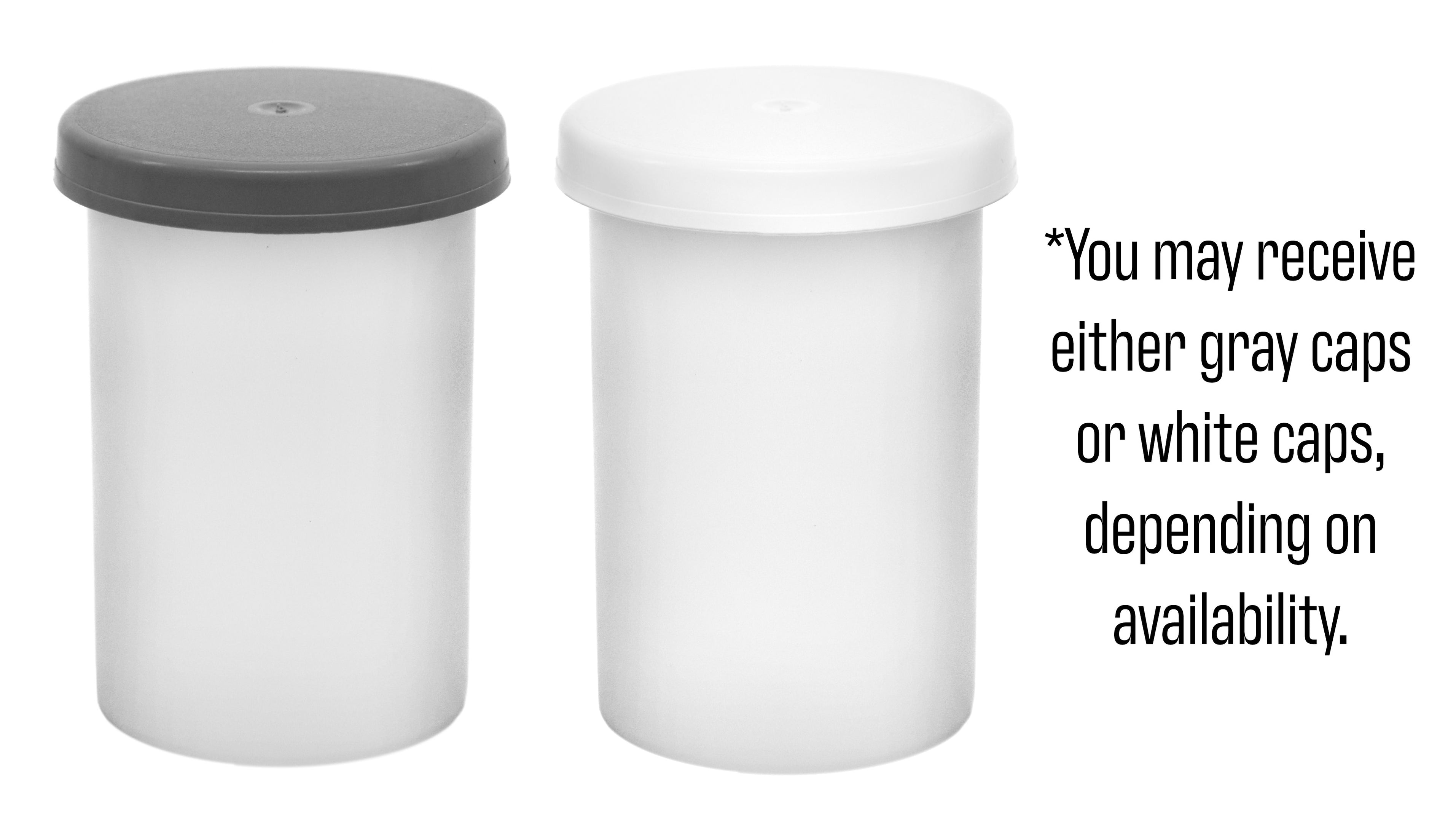 Empty Film Canister, 2 x 1.2" - Eisco Labs