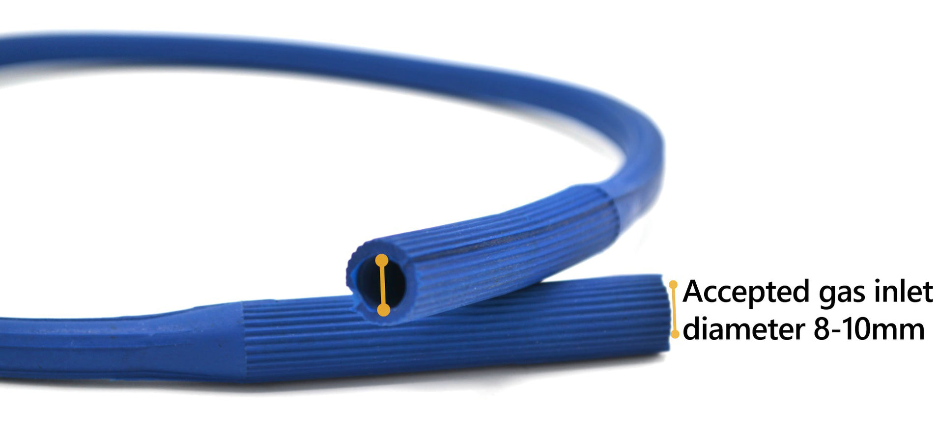 Neoprene Bunsen Burner Hose, 2ft Long - Fits 8-10mm Dia. Gas Inlets ...