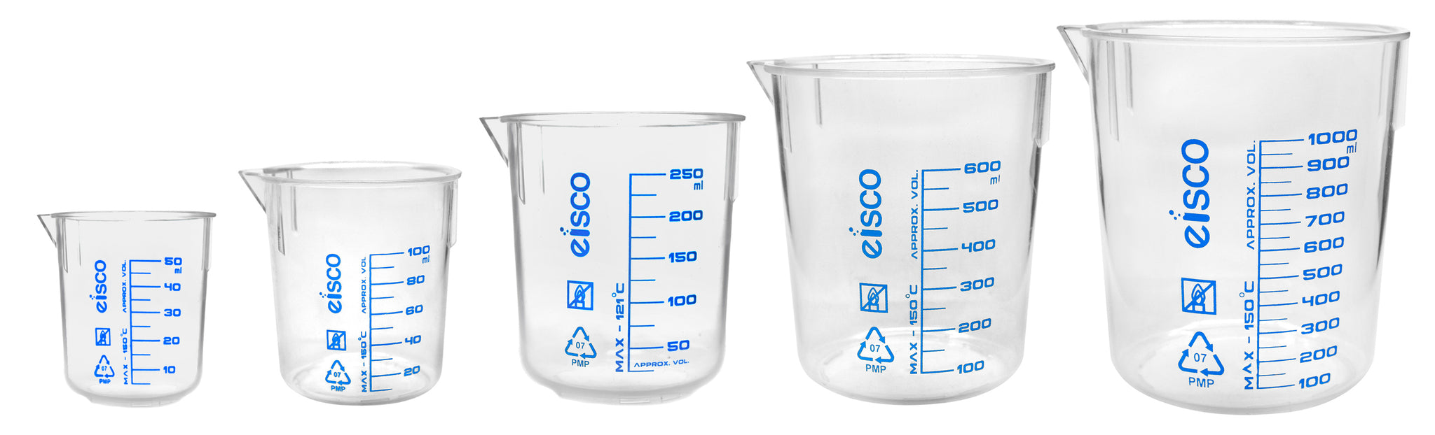 Plastic Beakers & Jugs — Eisco Labs