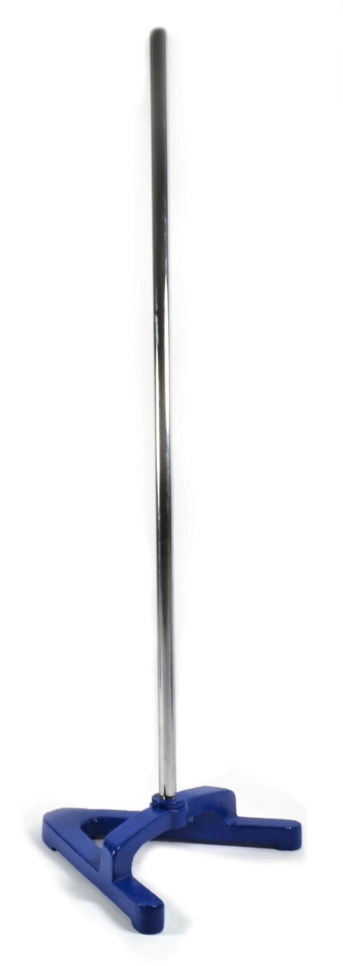 A-Shaped Retort Base & Rod Set - 8.7"x8.7" Base, 23.6" Rod - Heavy Dut ...