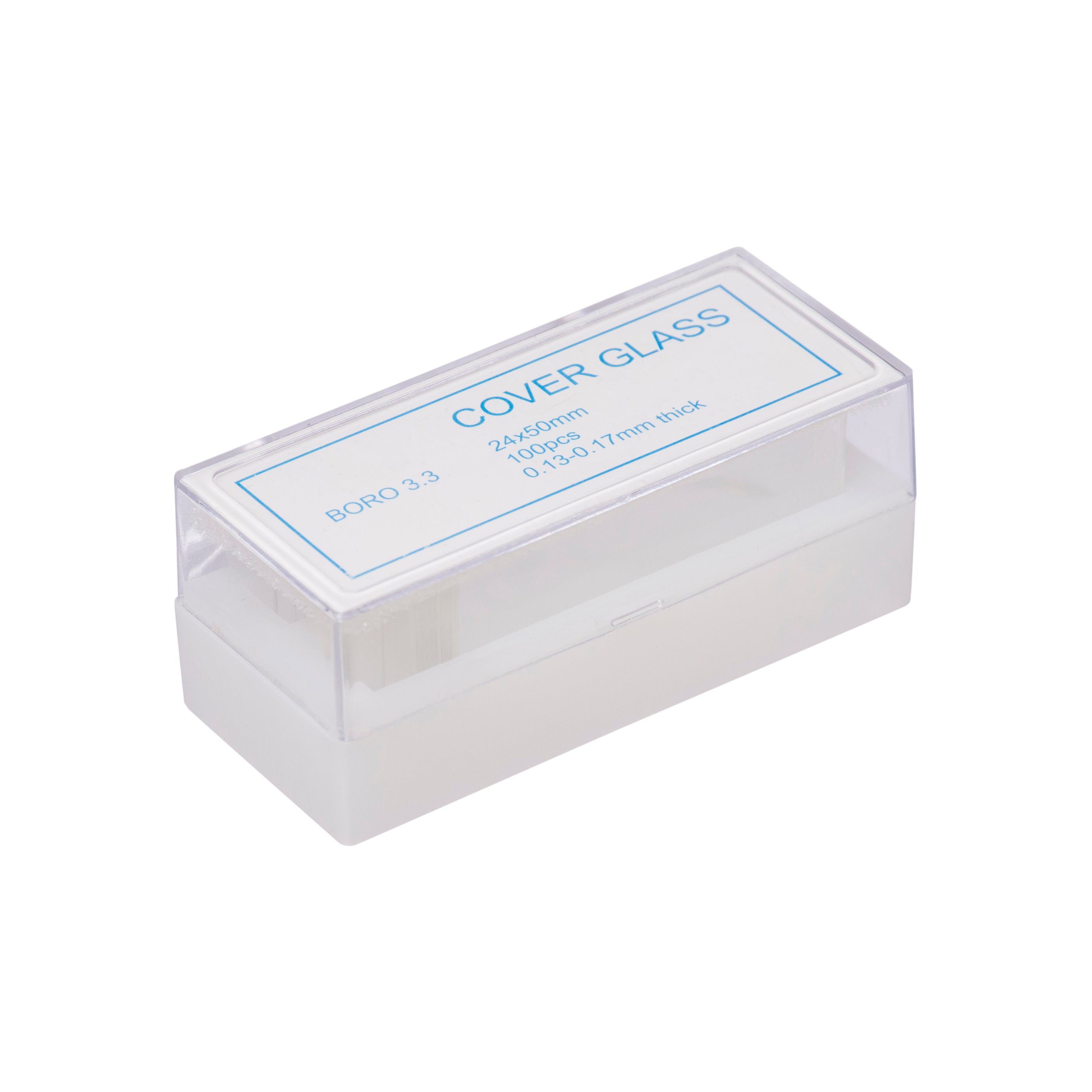 100pcs Premium Glass Coverslips, Rectangular 24x50mm - Thickness 0.13 ...