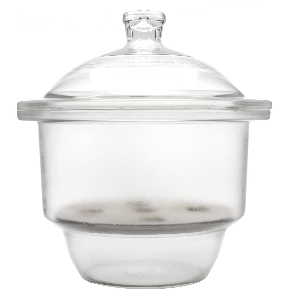 Desiccator, with Knob Cover - 7.5" Porcelain Plate - Borosilicate Glas ...