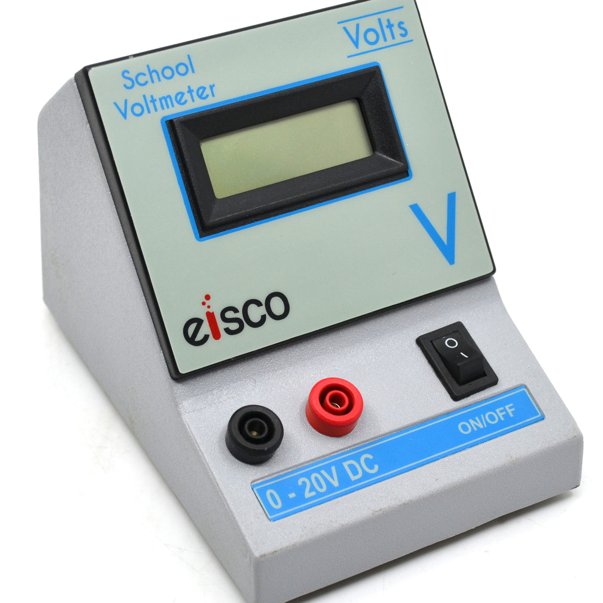 Digital Voltmeter, 0 -20V DC, Accuracy +1 Digit, Portable, Large LCD D ...
