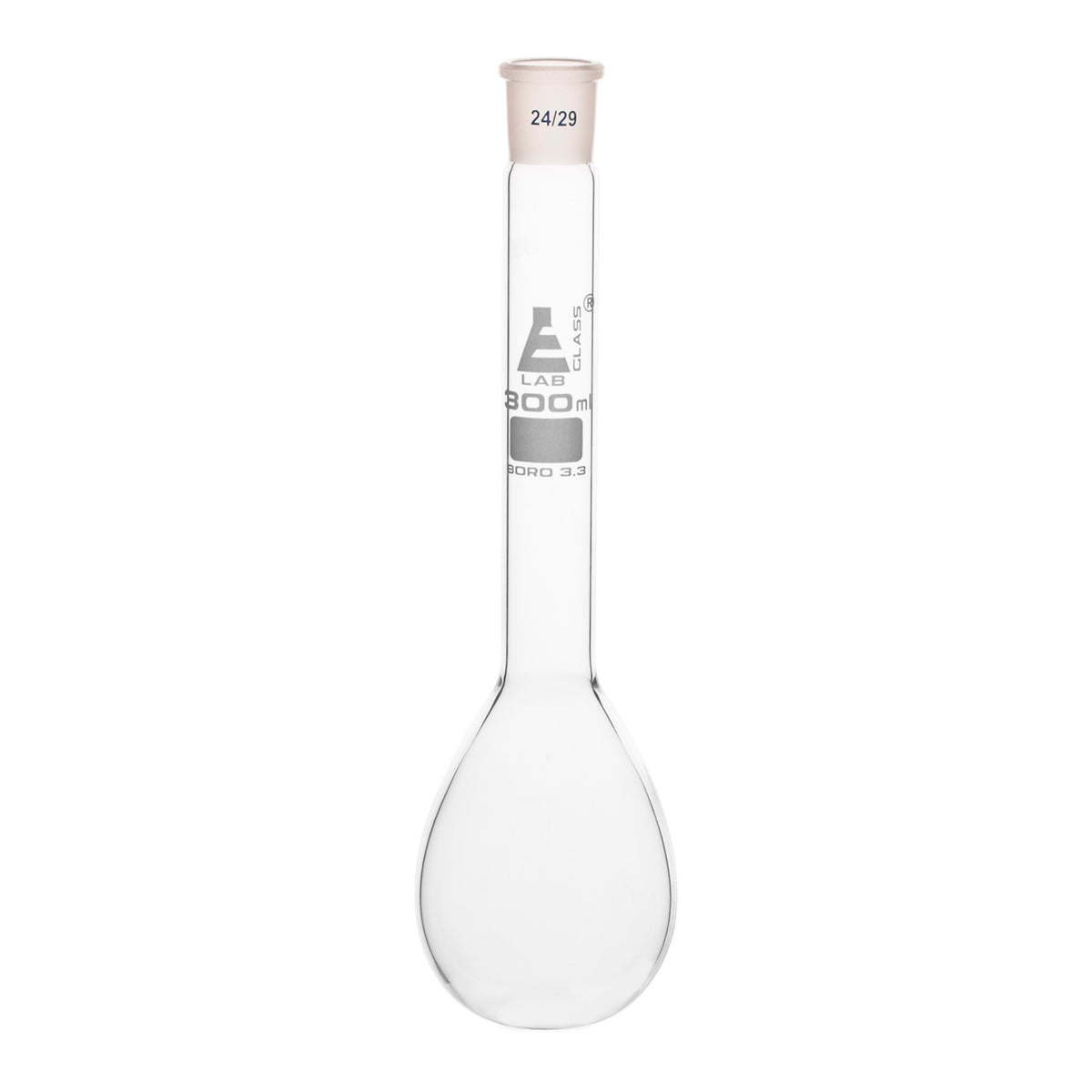 Kjeldahl Flask, 300mL - 24/29 Socket Size - Long Neck, Round Bottom ...