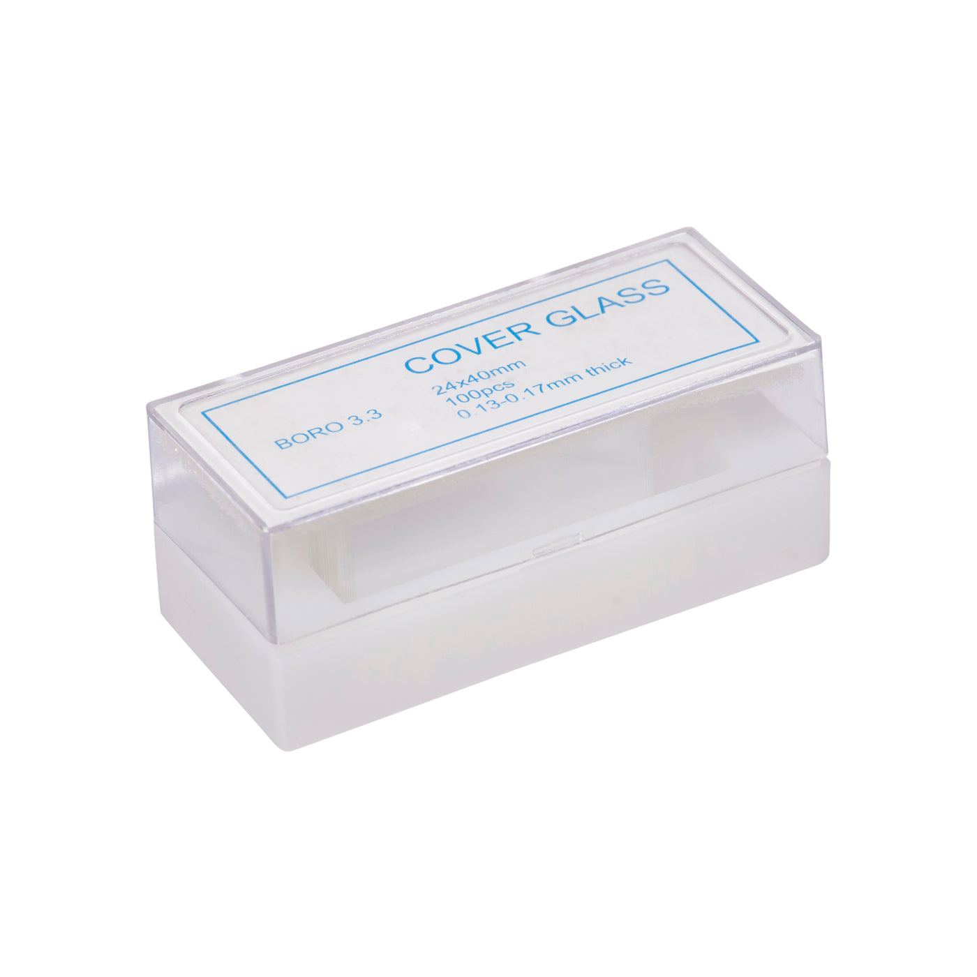 100pcs Premium Glass Coverslips, Rectangular 24x40mm - Thickness 0.13 ...