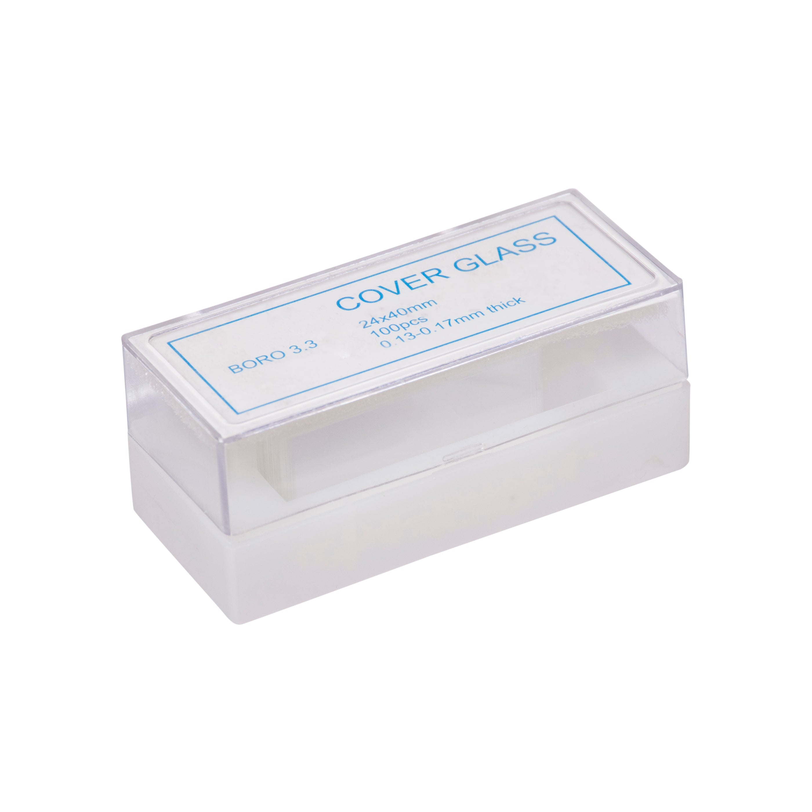 100pcs Premium Glass Coverslips, Rectangular 24x40mm - Thickness 0.13 ...