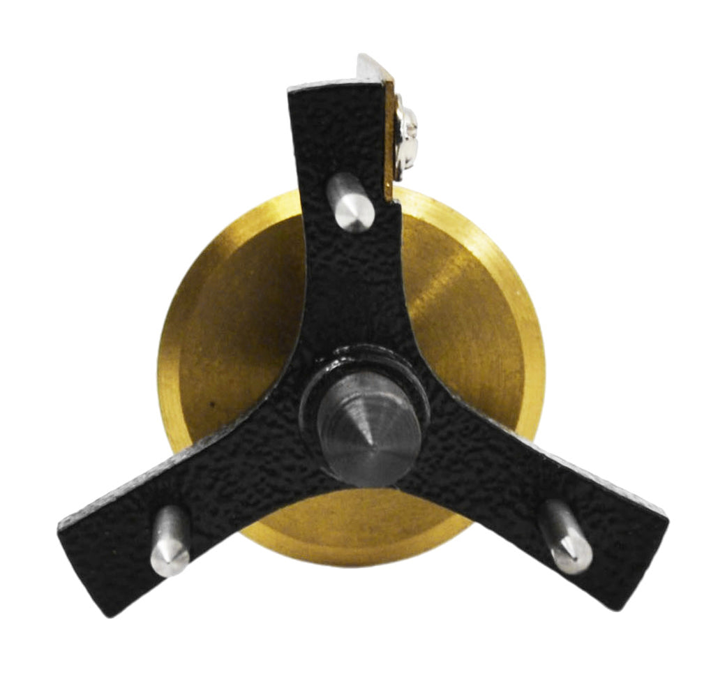 Spherometer, 2.5 Inch - 40mm Brass Dial Head - Includes 3 Stainless St ...