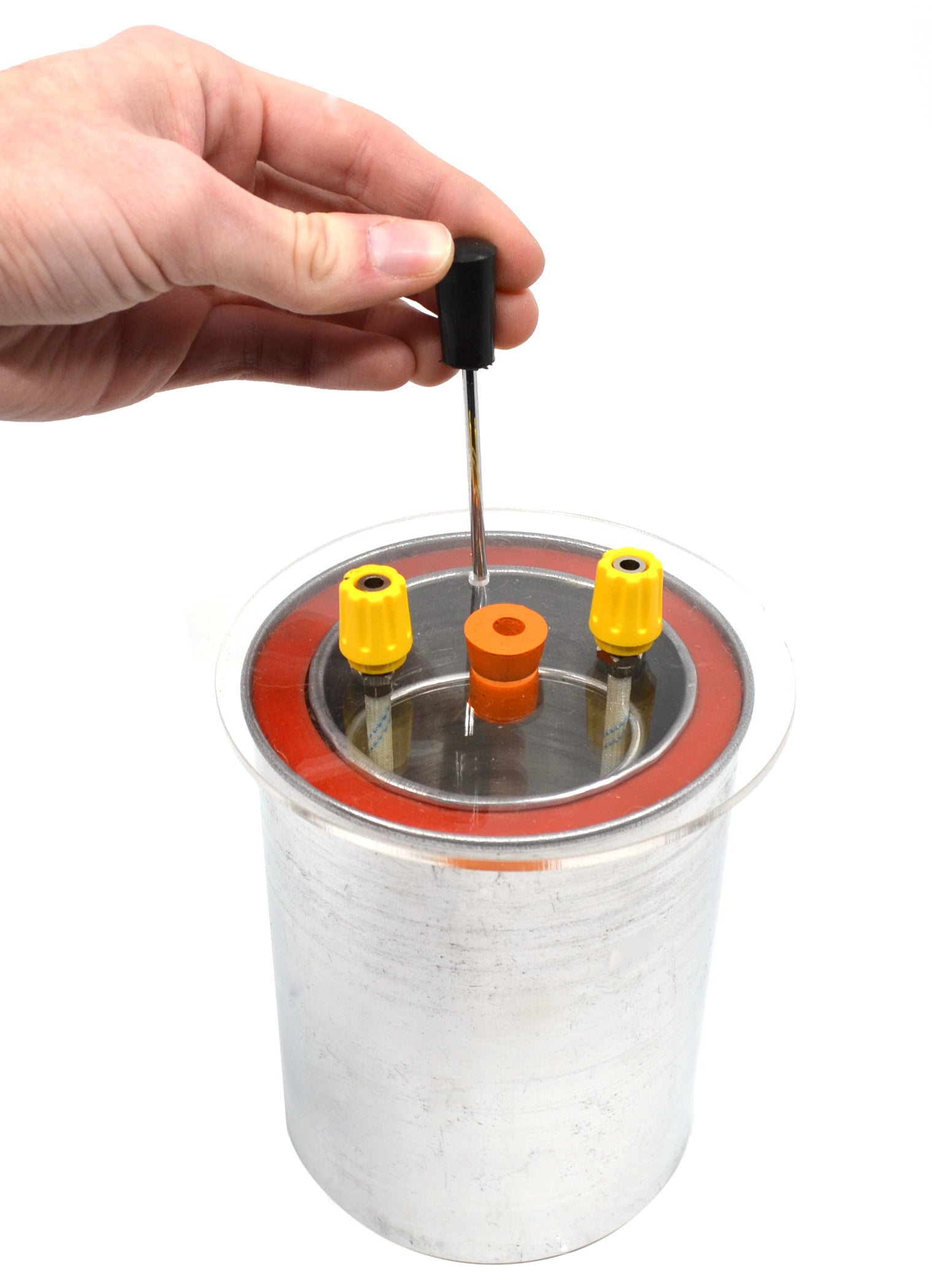 Premium 250mL Double Wall Electric Calorimeter with Transparent Lid, S ...