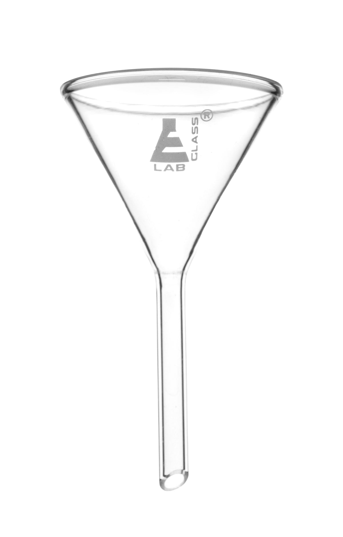 Heavy Filter Funnel, 55mm - Plain Stem, 8mm - Borosilicate Glass ...