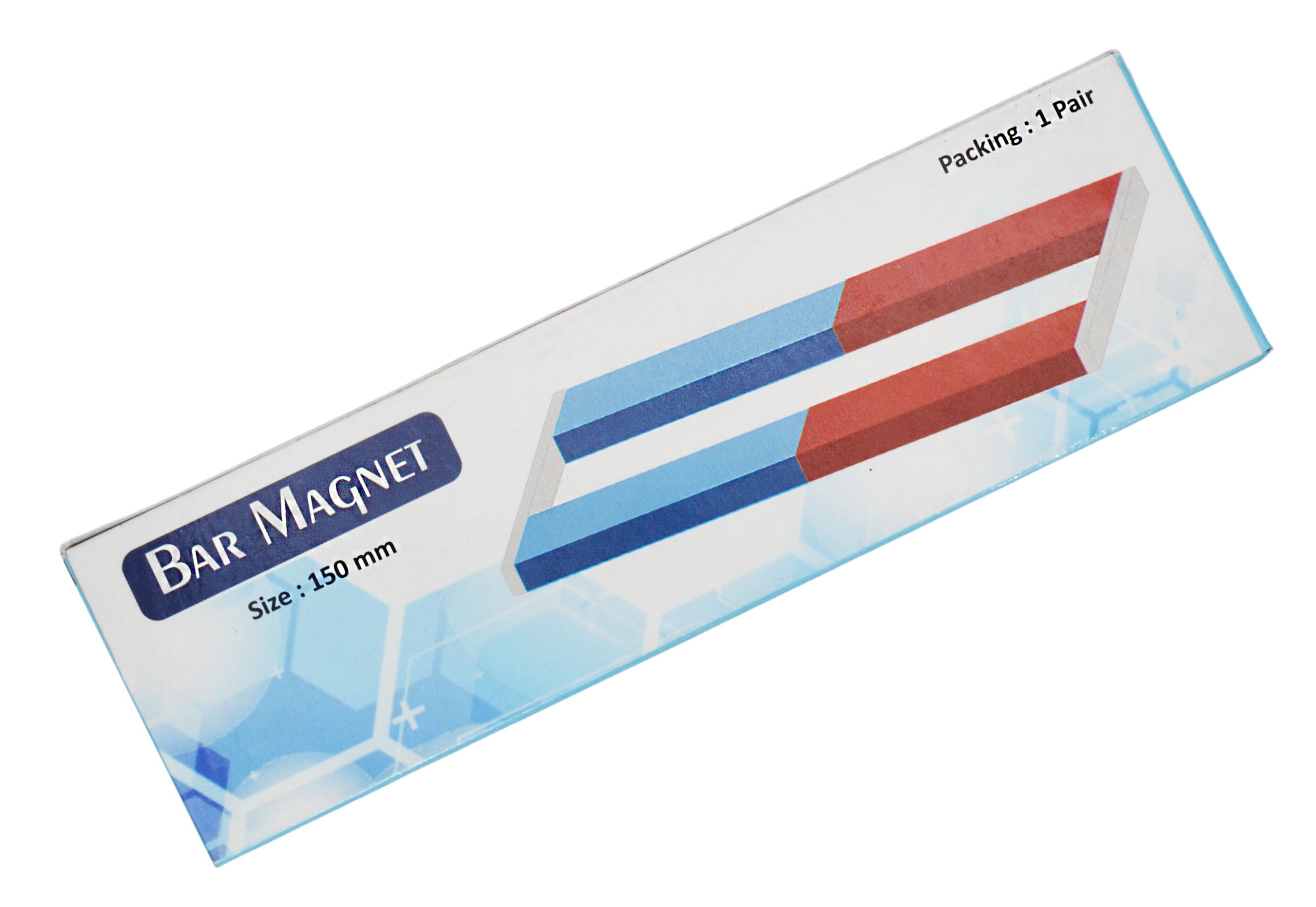 2PK Bar Magnets, 6 Inch - N/S - Includes Keepers - Chrome Steel - Eisc ...