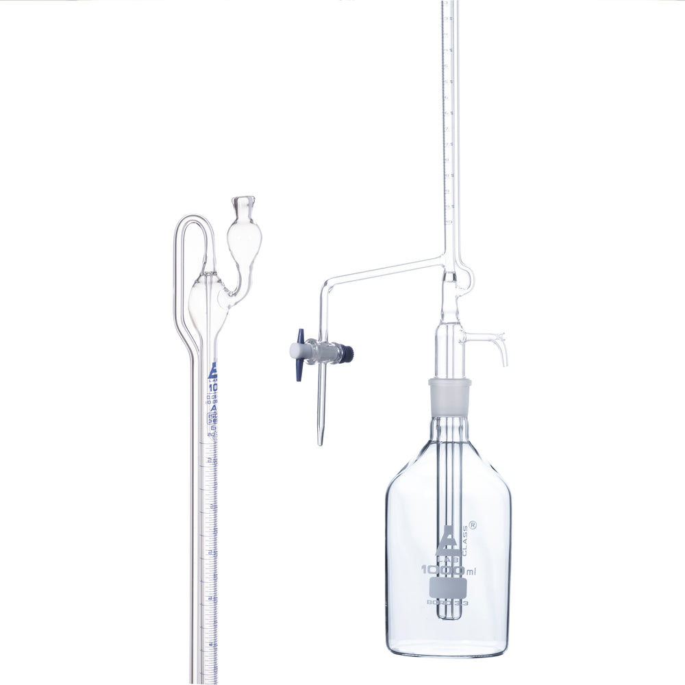 Automatic Zero Burette, 10ml - Class A, ASTM - Glass, with PTFE Key St ...