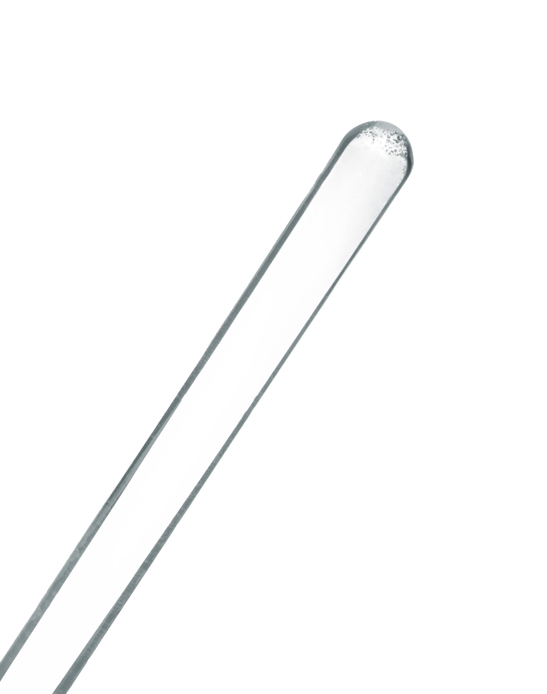 10PK Glass Stirring Rods, 7.9" - Rounded Ends, 6mm Diameter — Eisco Labs