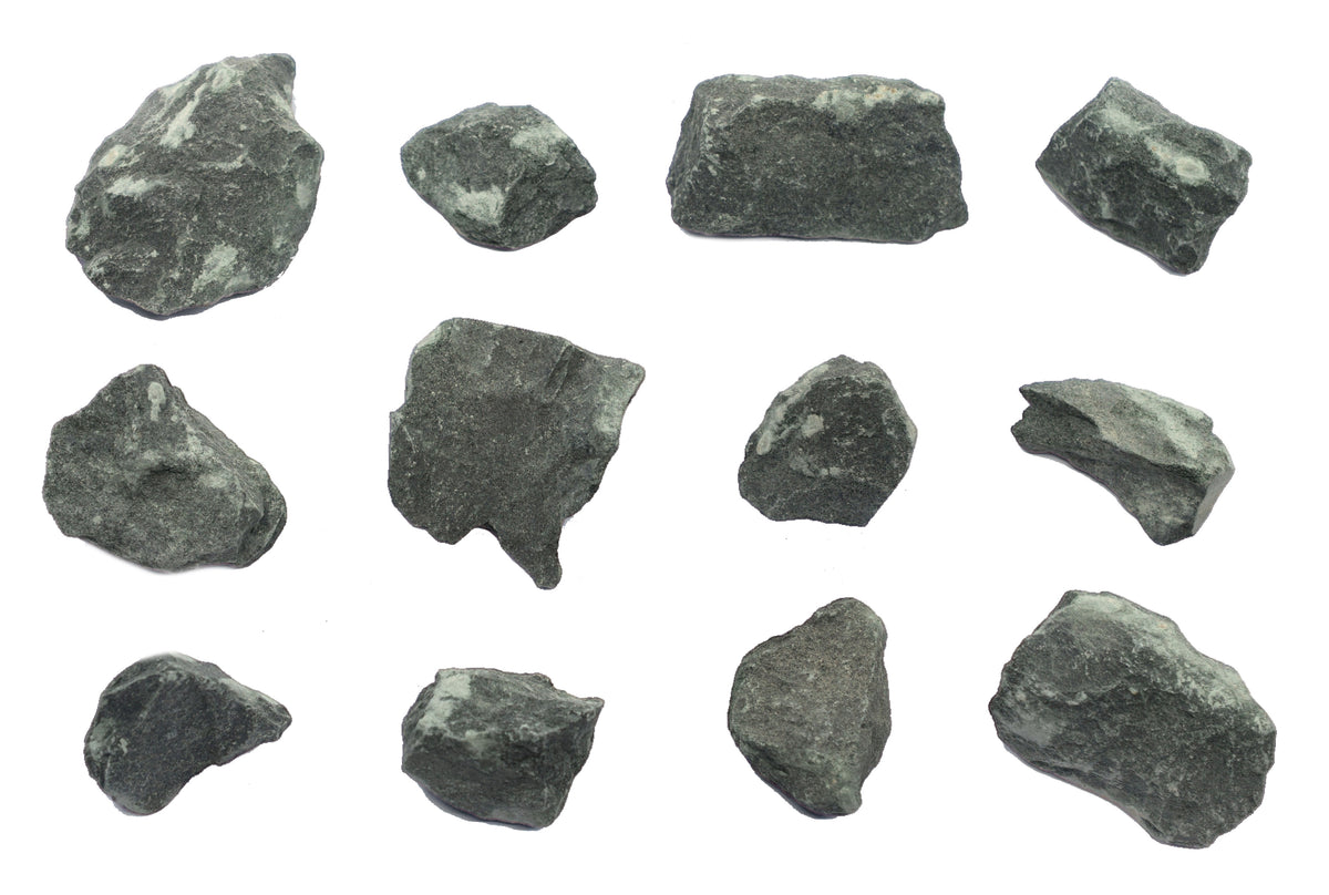 12 Pack - Raw Chlorite, Metamorphic Mineral Specimens - Approx. 1 ...
