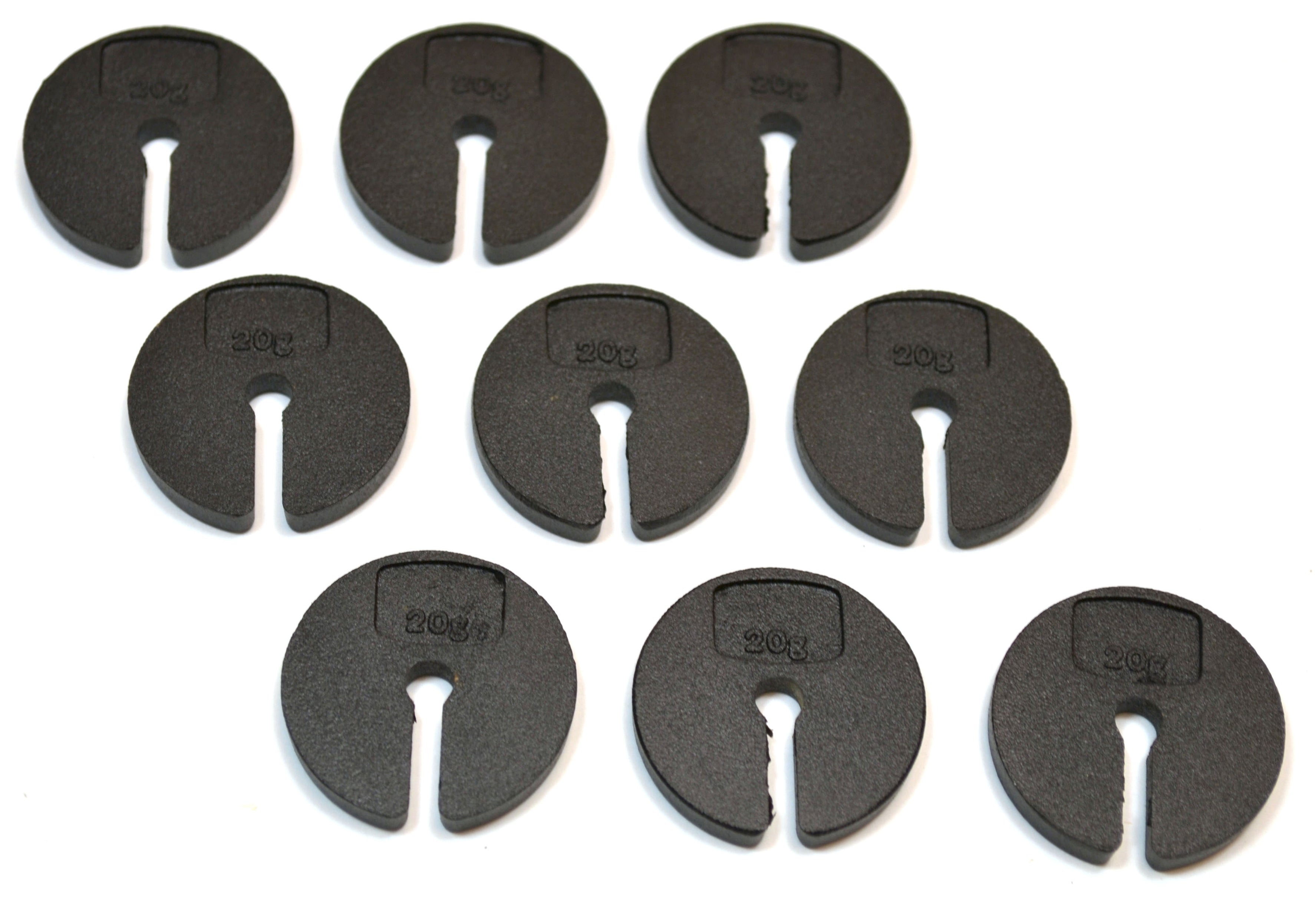 Eisco Labs Set of 9 20g Weights on Hanger - For Physics Experiments
