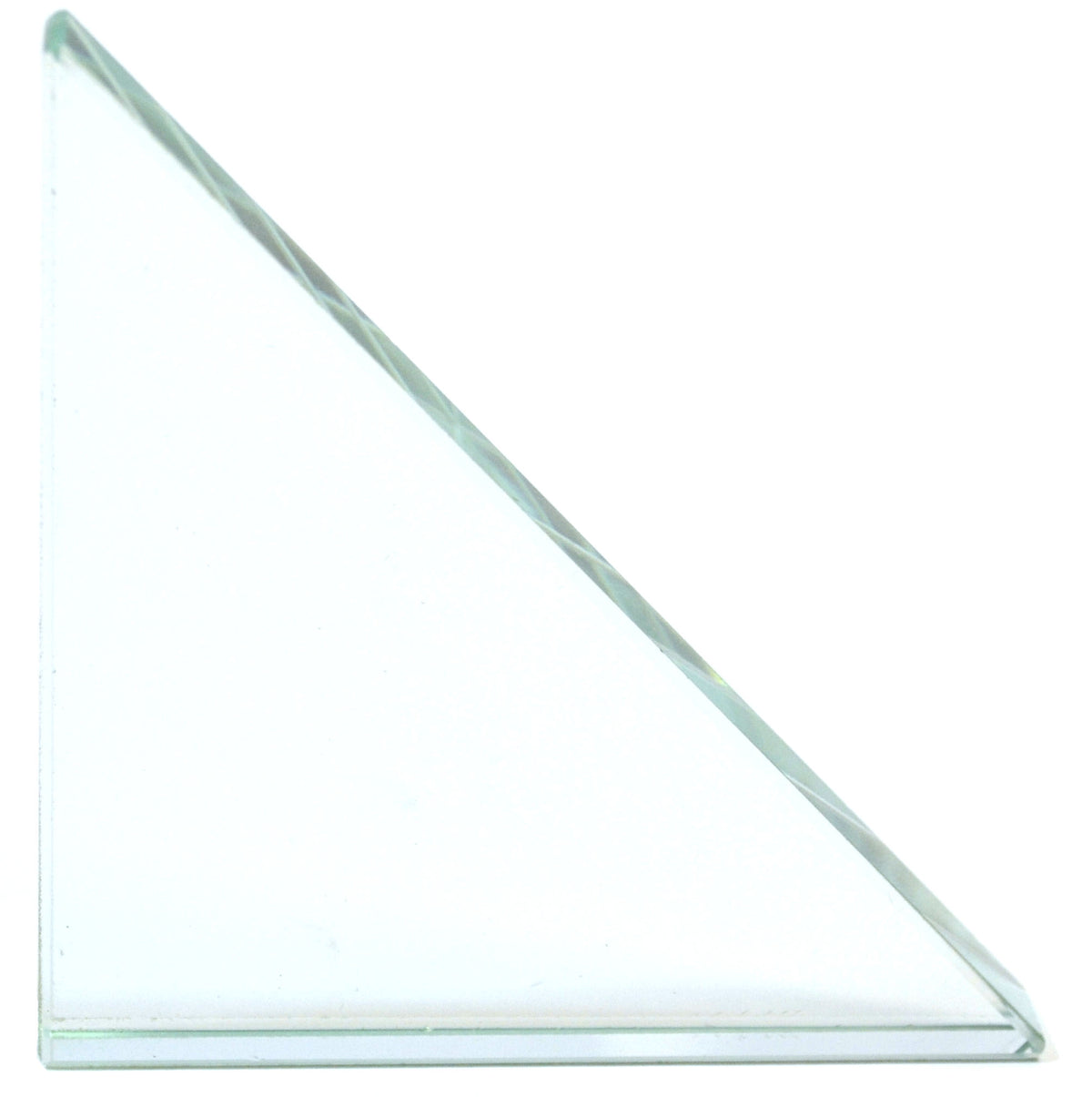 Eisco Labs Glass Refraction Prism; Right Angle; 80mm X 115mm