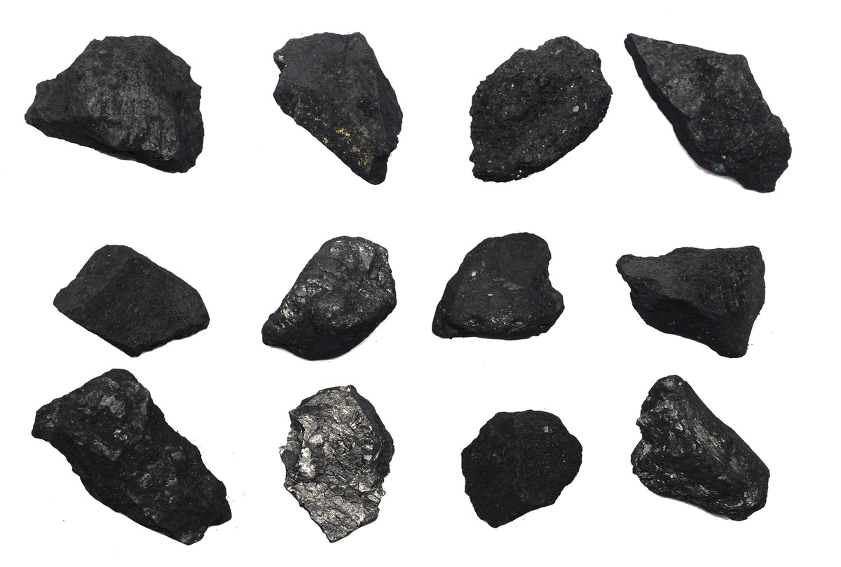 12PK Raw Graphite, Pure Carbon Specimens - Approx. 1" - Geologist Sele ...