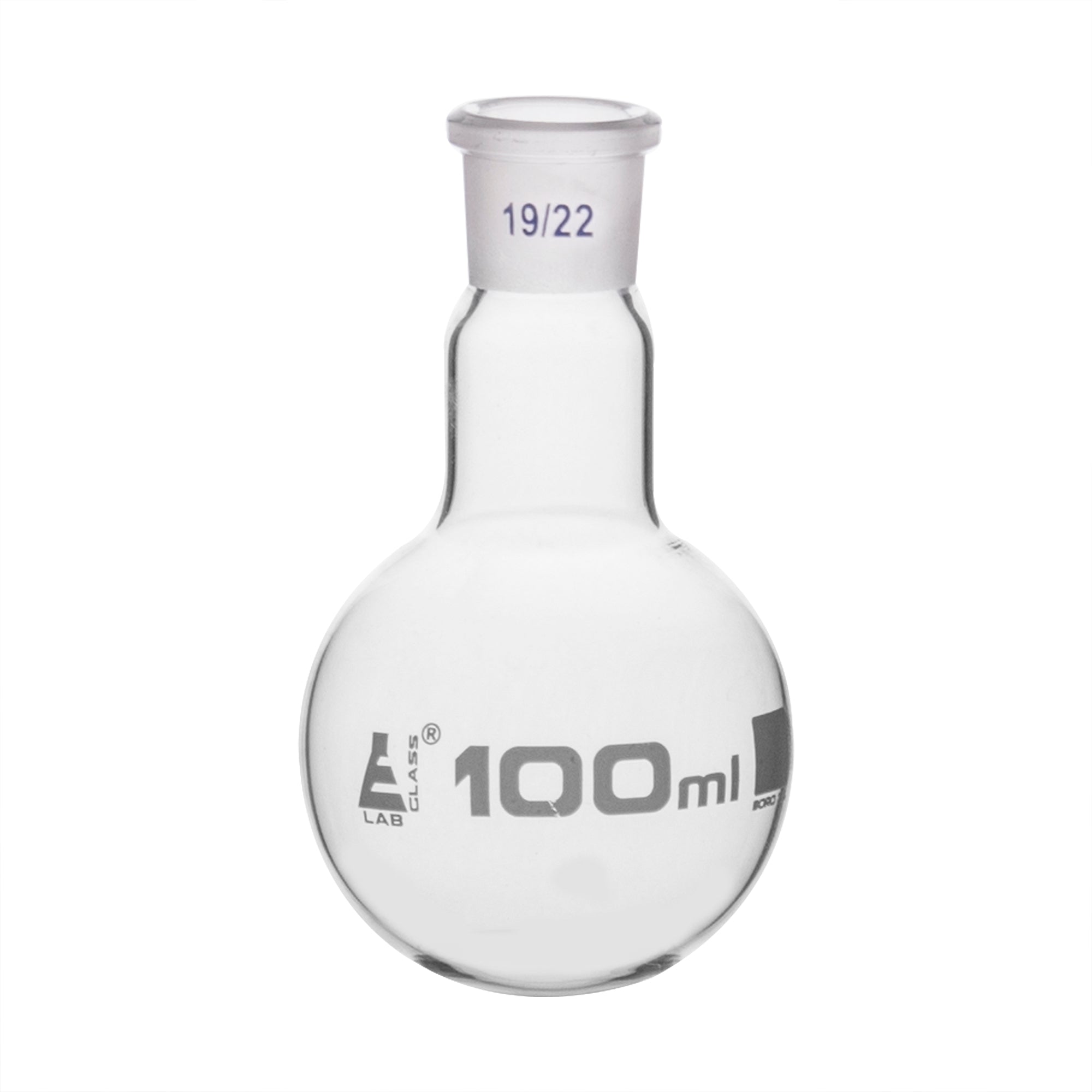 Flask Round Bottom 100ml with Joint 19/22 — Eisco Labs