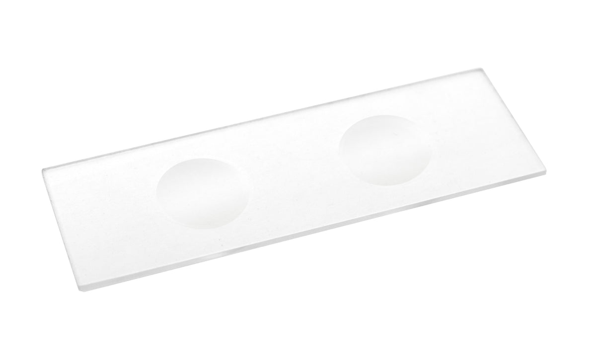 Slide Microscope 5mm Thick Glass Single Well Concavity Microscope Slide ...